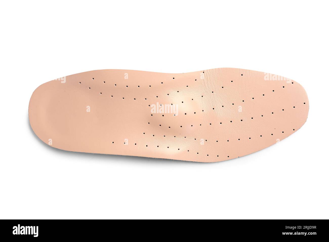 Leather orthopedic insole isolated on white background Stock Photo - Alamy