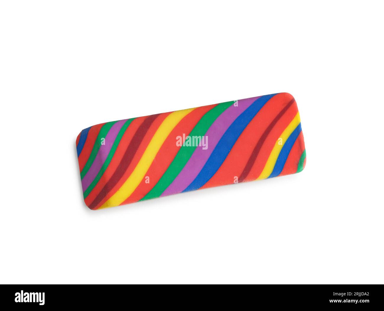 Colorful eraser on white background Stock Photo - Alamy