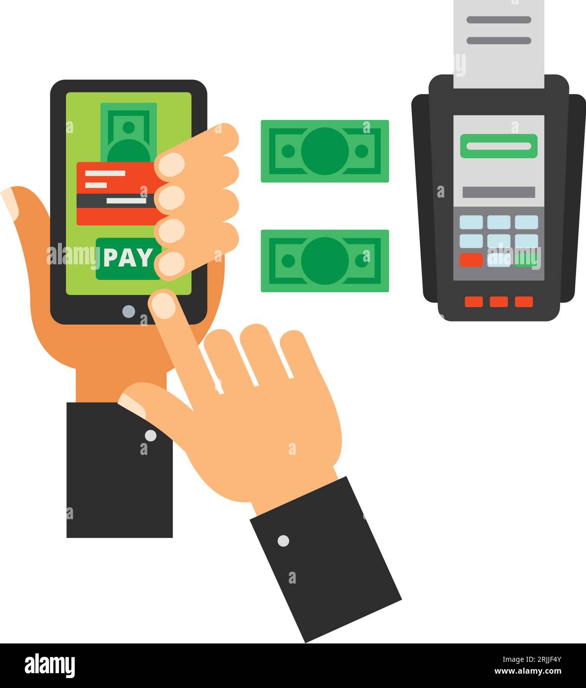 Payment processing icon web Stock Vector Images - Alamy