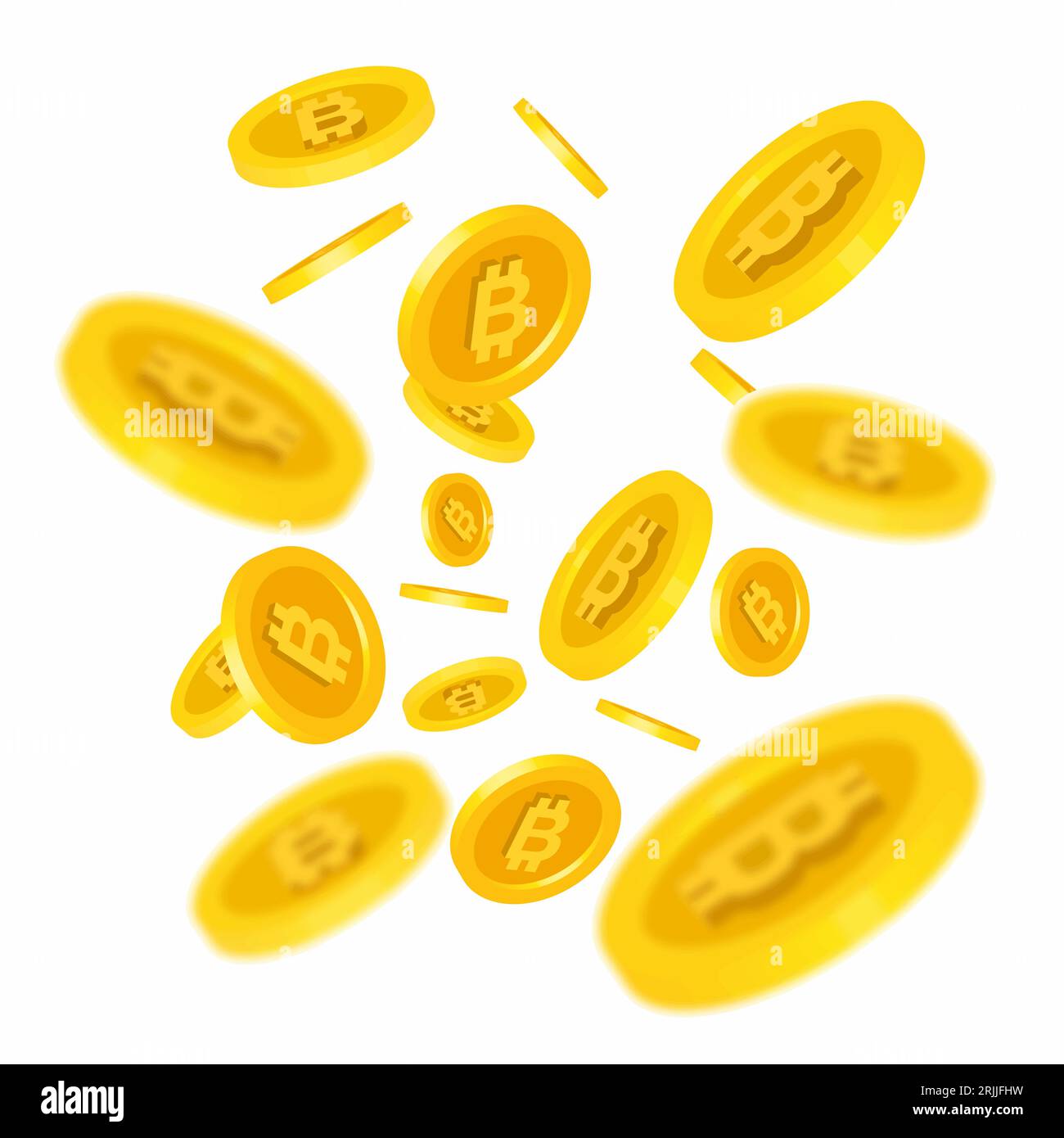 Gold rain illustration hi-res stock photography and images - Alamy