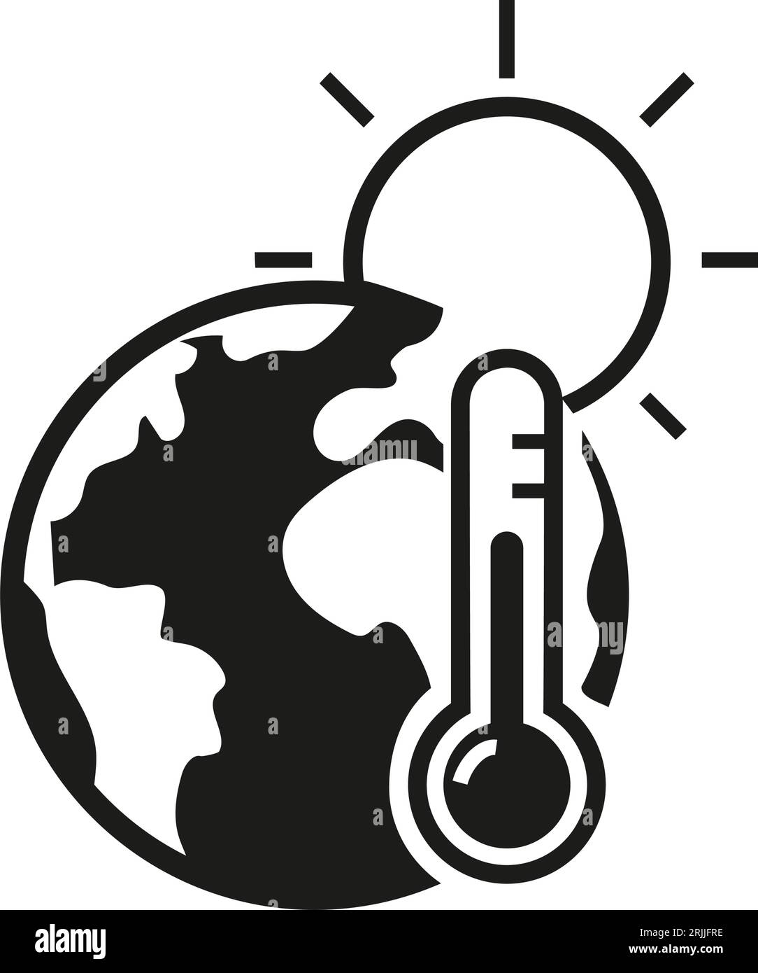 Global warming icon Stock Vector Image & Art - Alamy