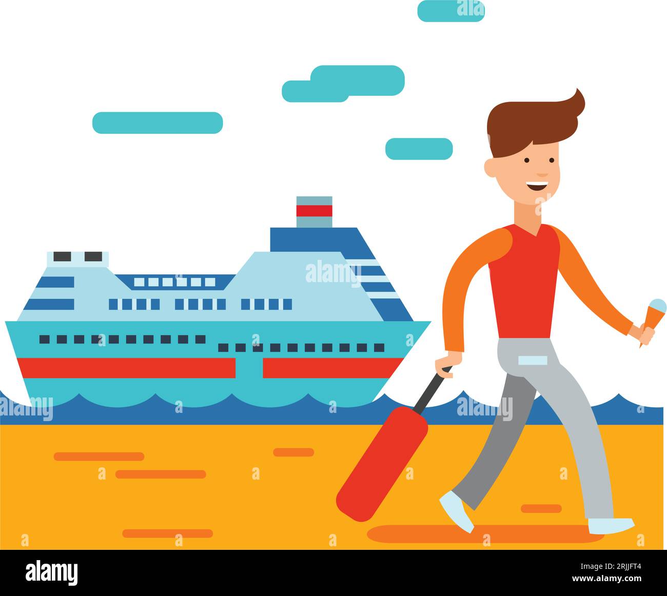 Sea cruise icon Stock Vector Image & Art - Alamy