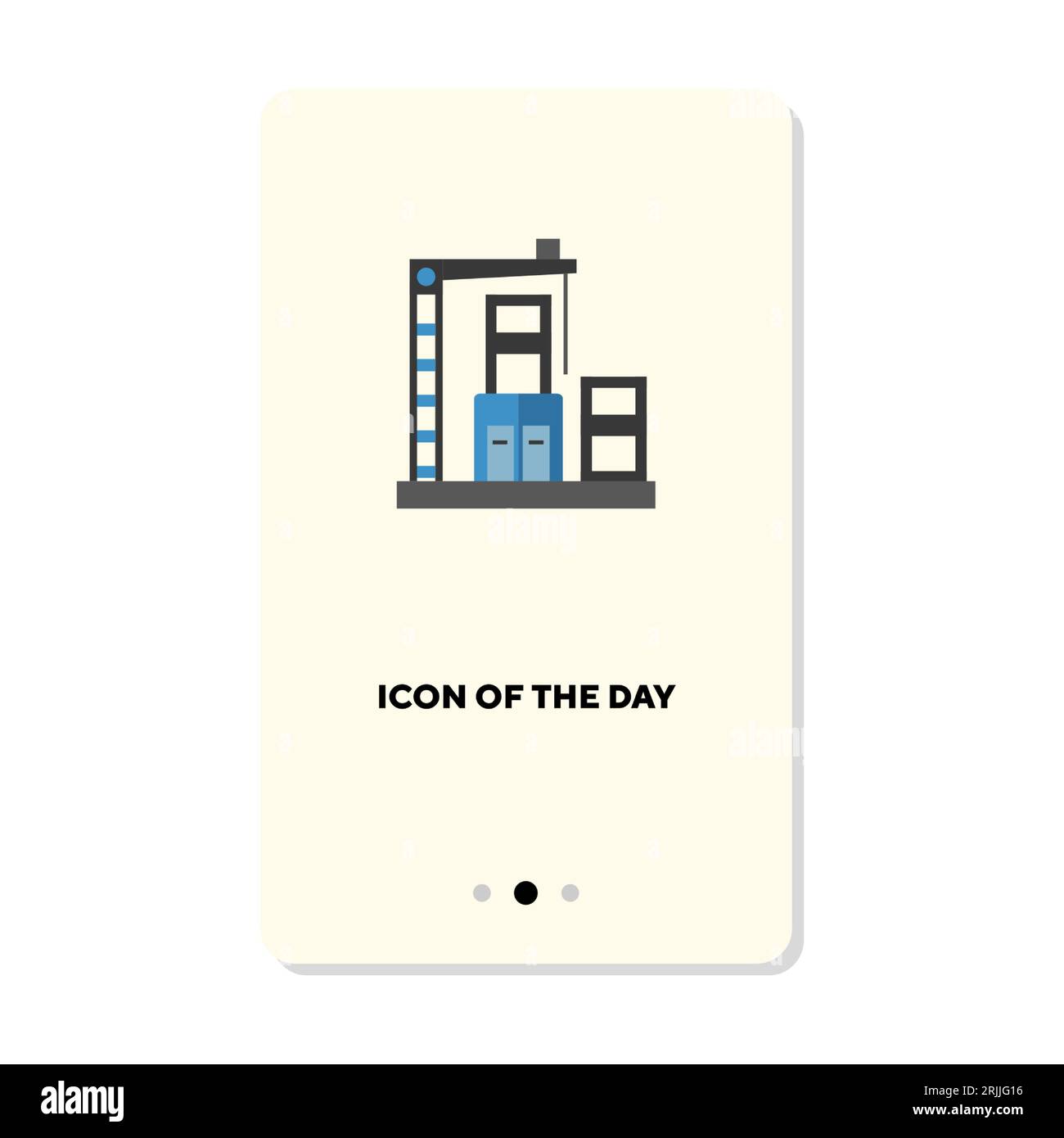 Building site office block Stock Vector Images - Alamy