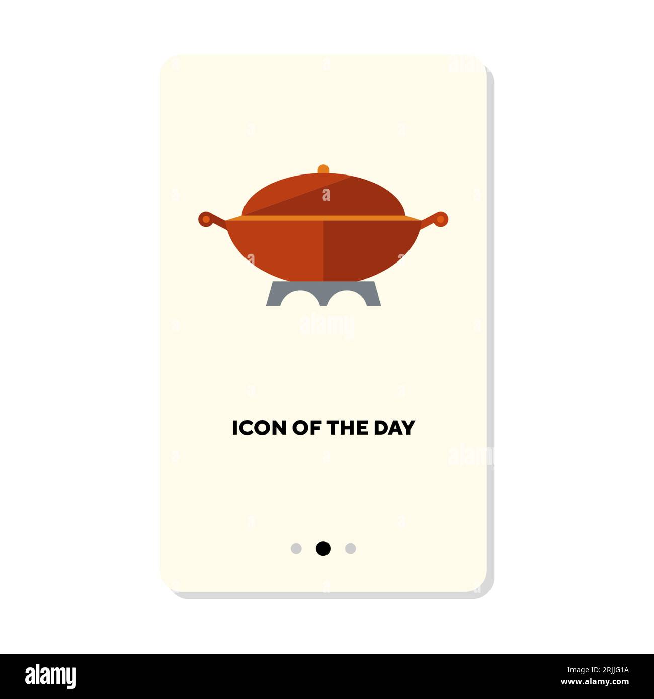 Cooking pot on white background Stock Vector Image & Art - Alamy