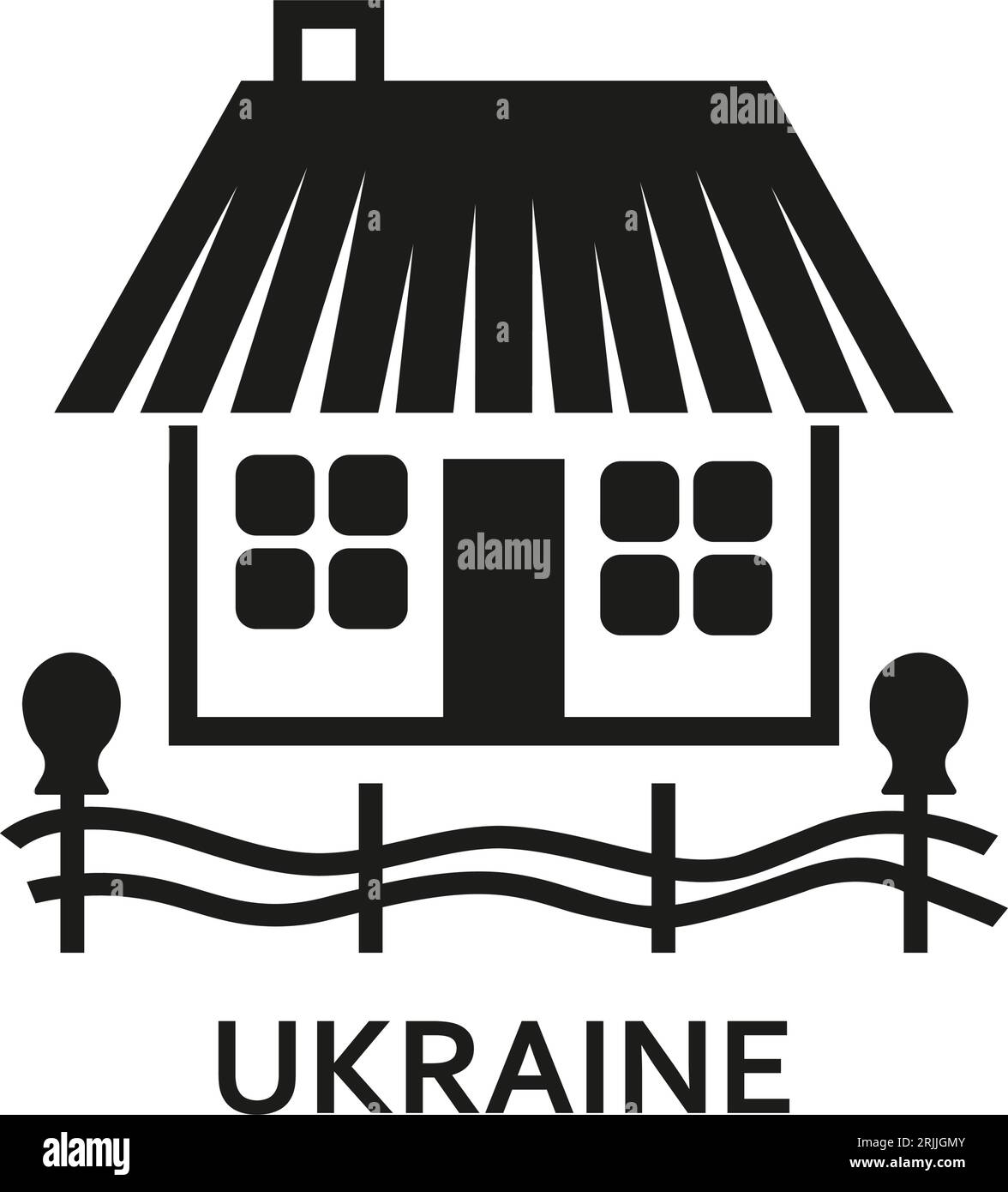 House building architecture rural Cut Out Stock Images & Pictures - Alamy