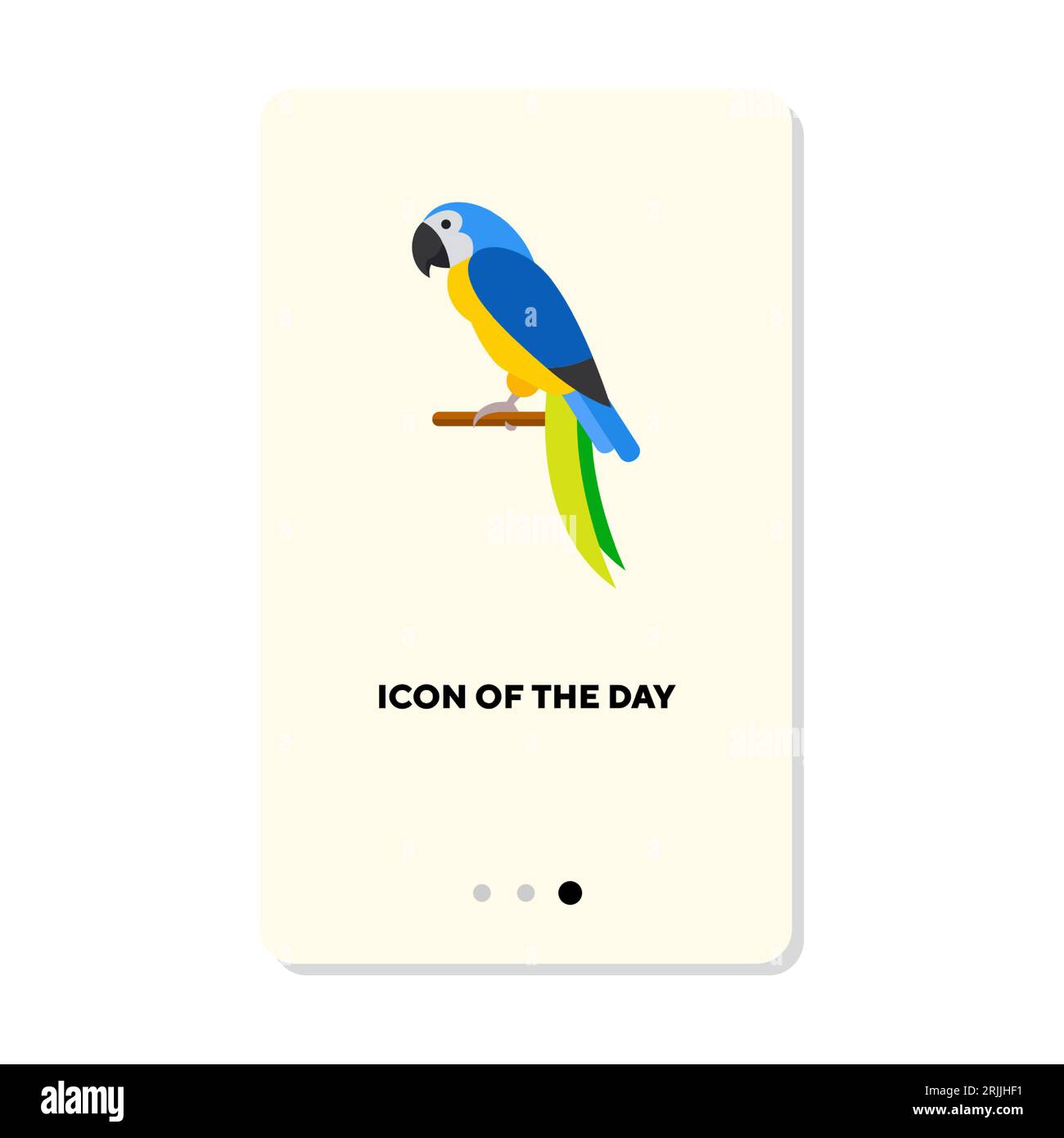 Macaw on white hi-res stock photography and images - Alamy