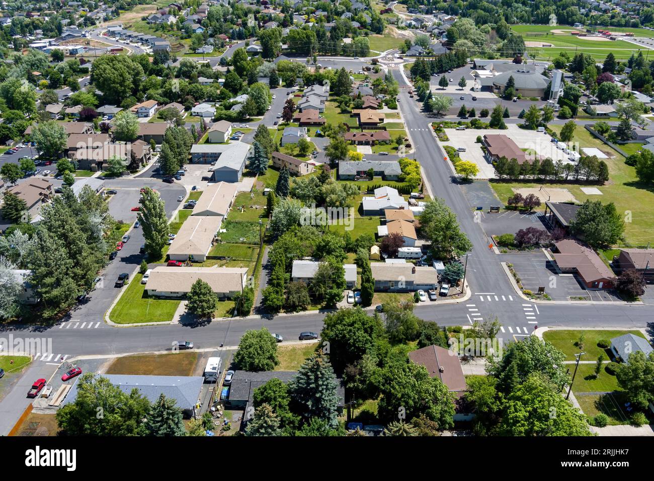 Residential region of Moscow Idaho Stock Photo - Alamy