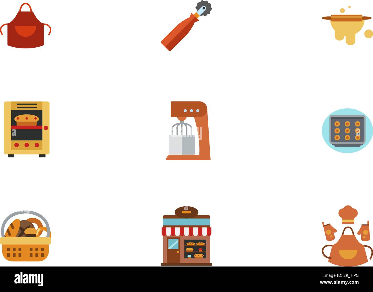 Cutting pastry pie Stock Vector Images - Alamy