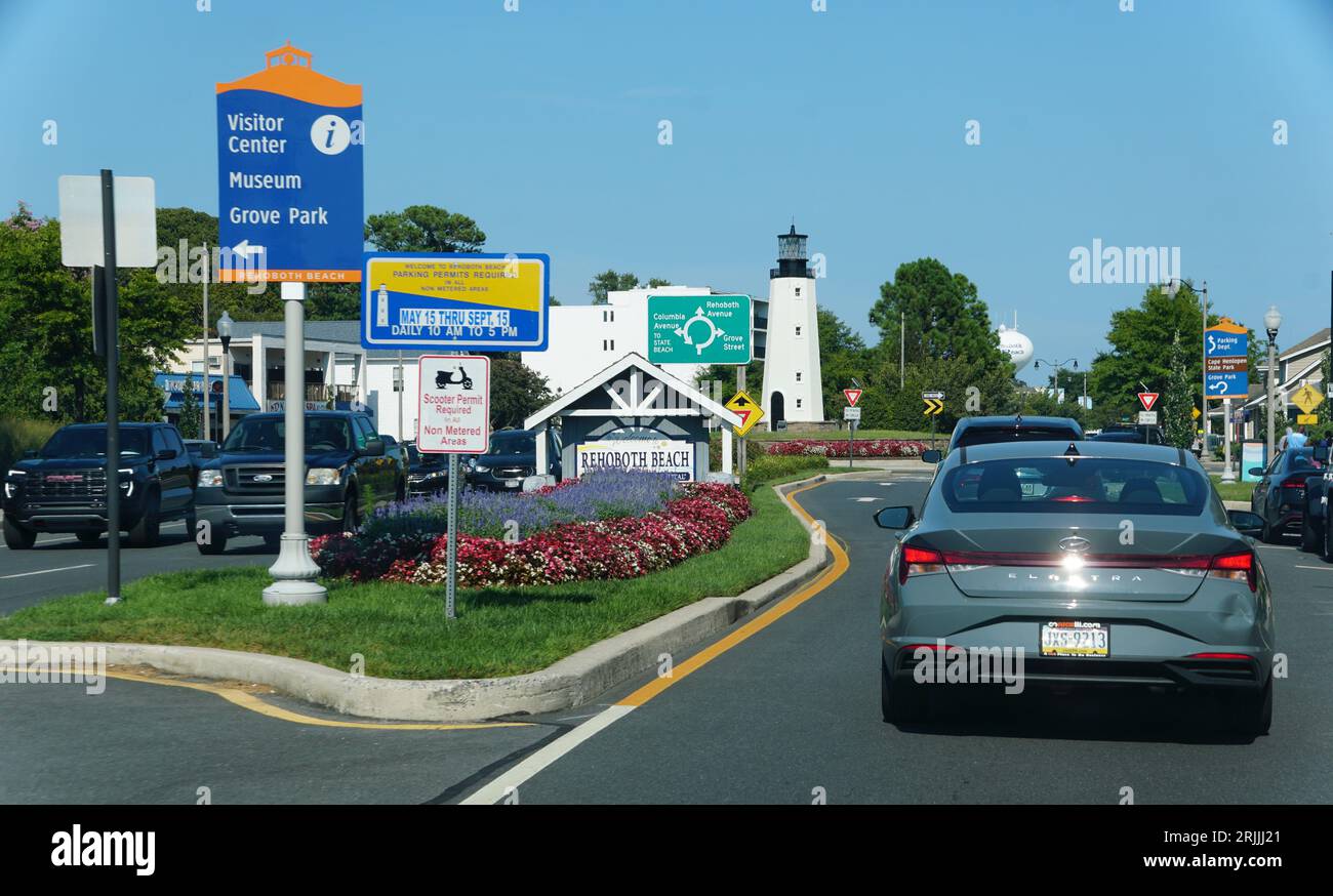 Welcome to delaware sign hi-res stock photography and images - Alamy