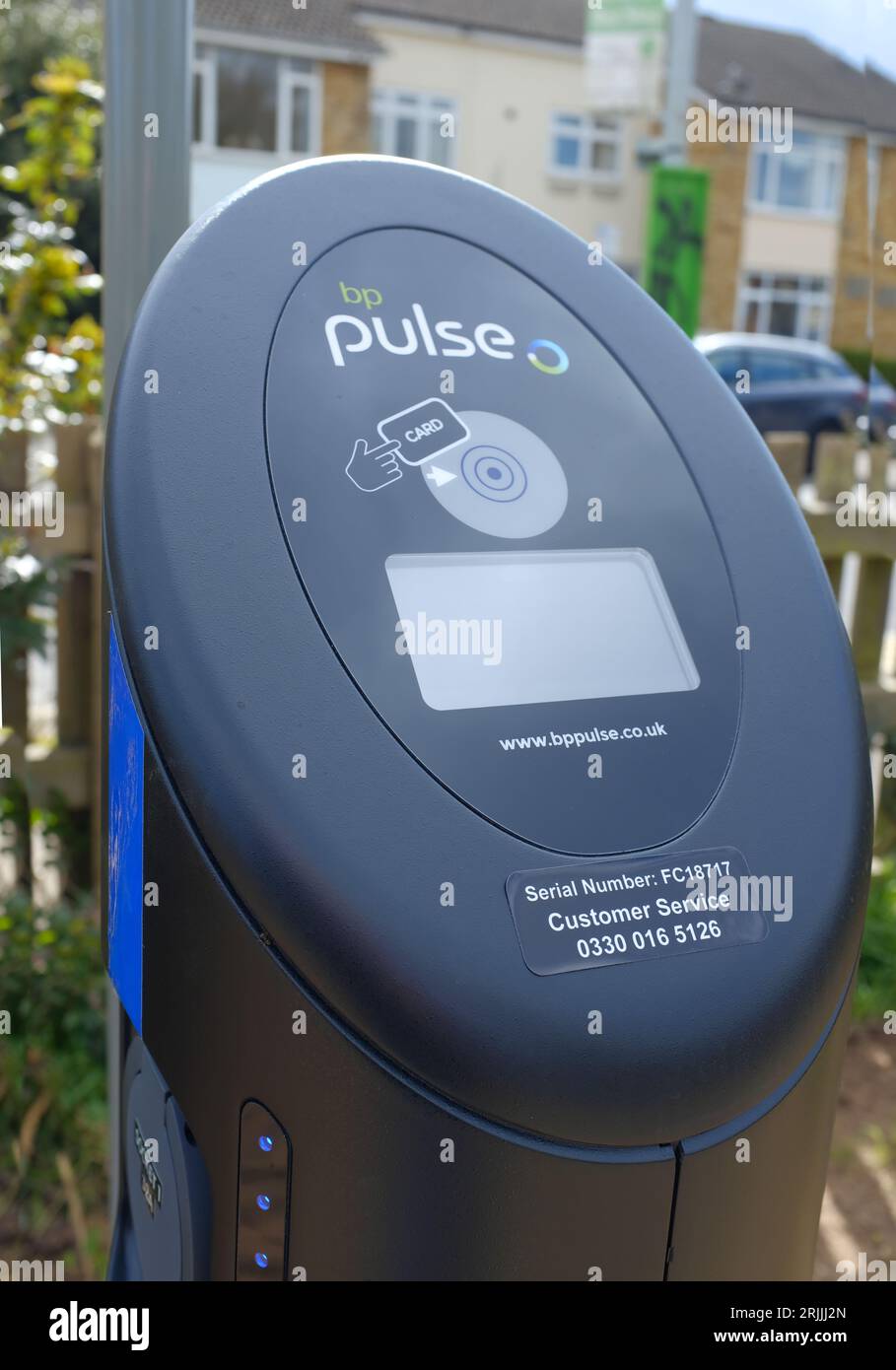 BP Pulse EV chargers in Bedfordshire England Stock Photo - Alamy