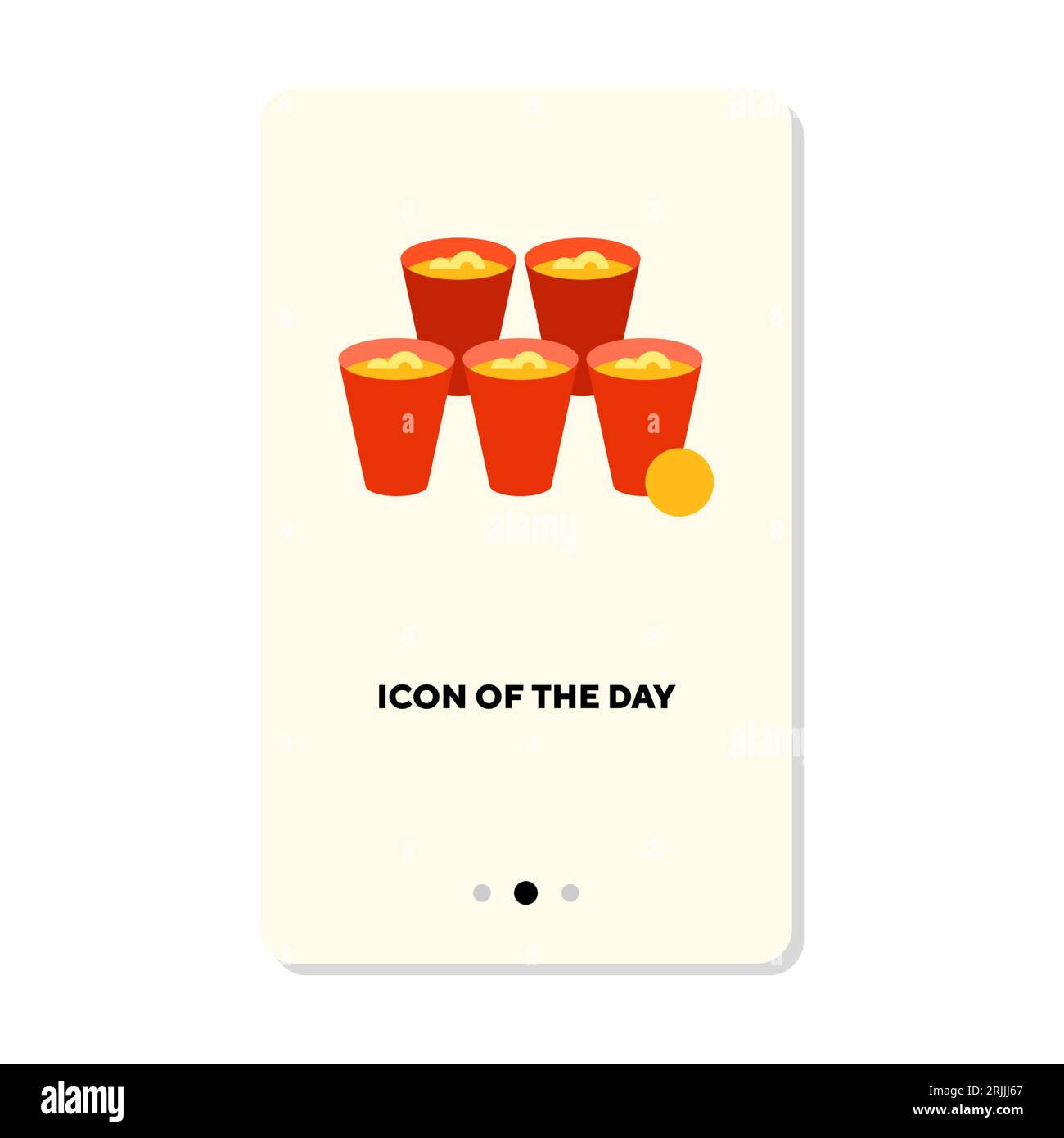 Beer party cups flat vector icon Stock Vector Image & Art - Alamy