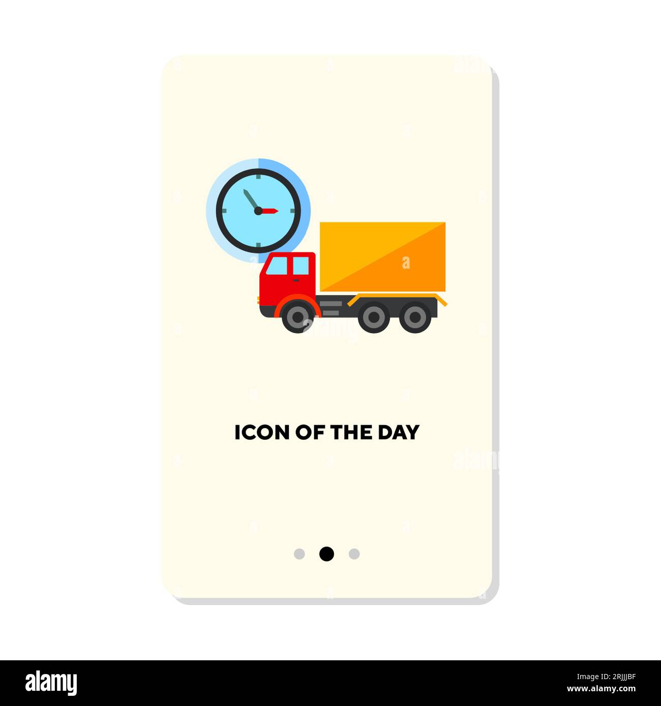 Delivery timing Cut Out Stock Images & Pictures - Alamy