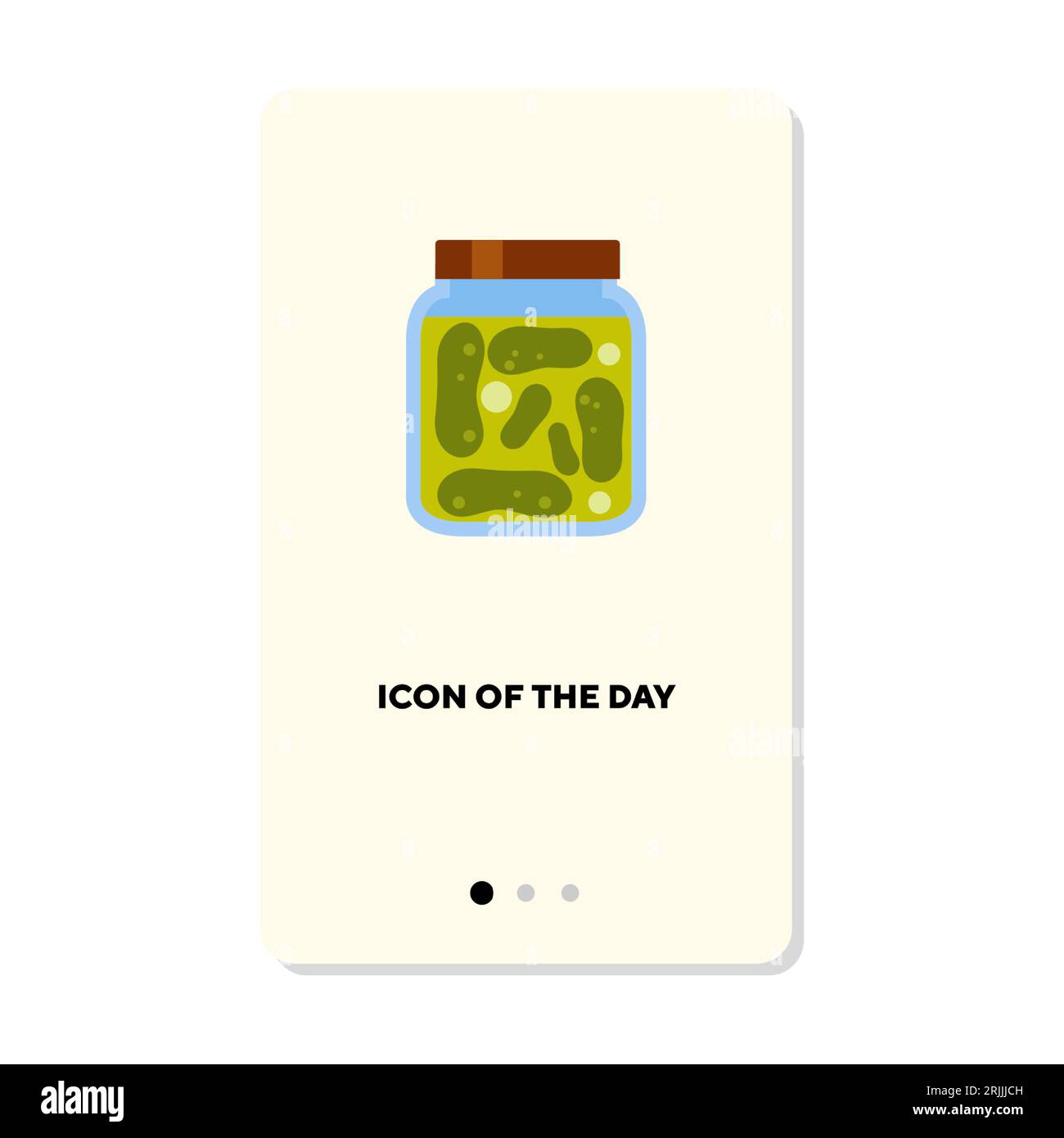 Salted pickled cucumbers on Stock Vector Images - Alamy