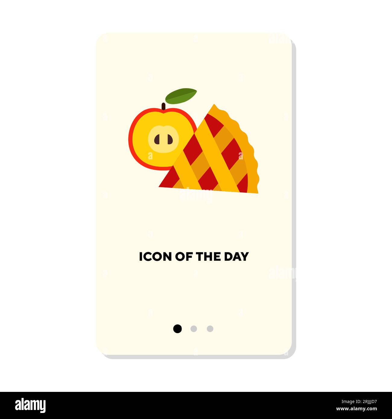 Concept apple pie Stock Vector Images - Alamy