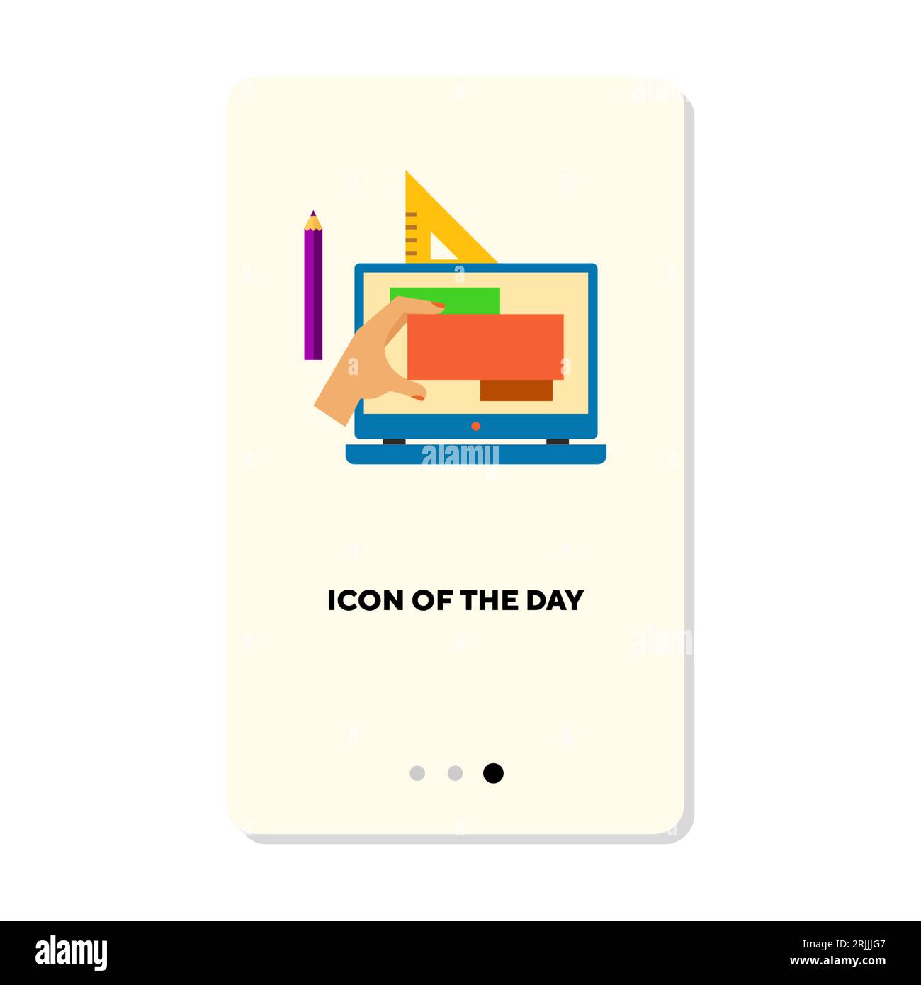 Constructing white background Stock Vector Images - Alamy