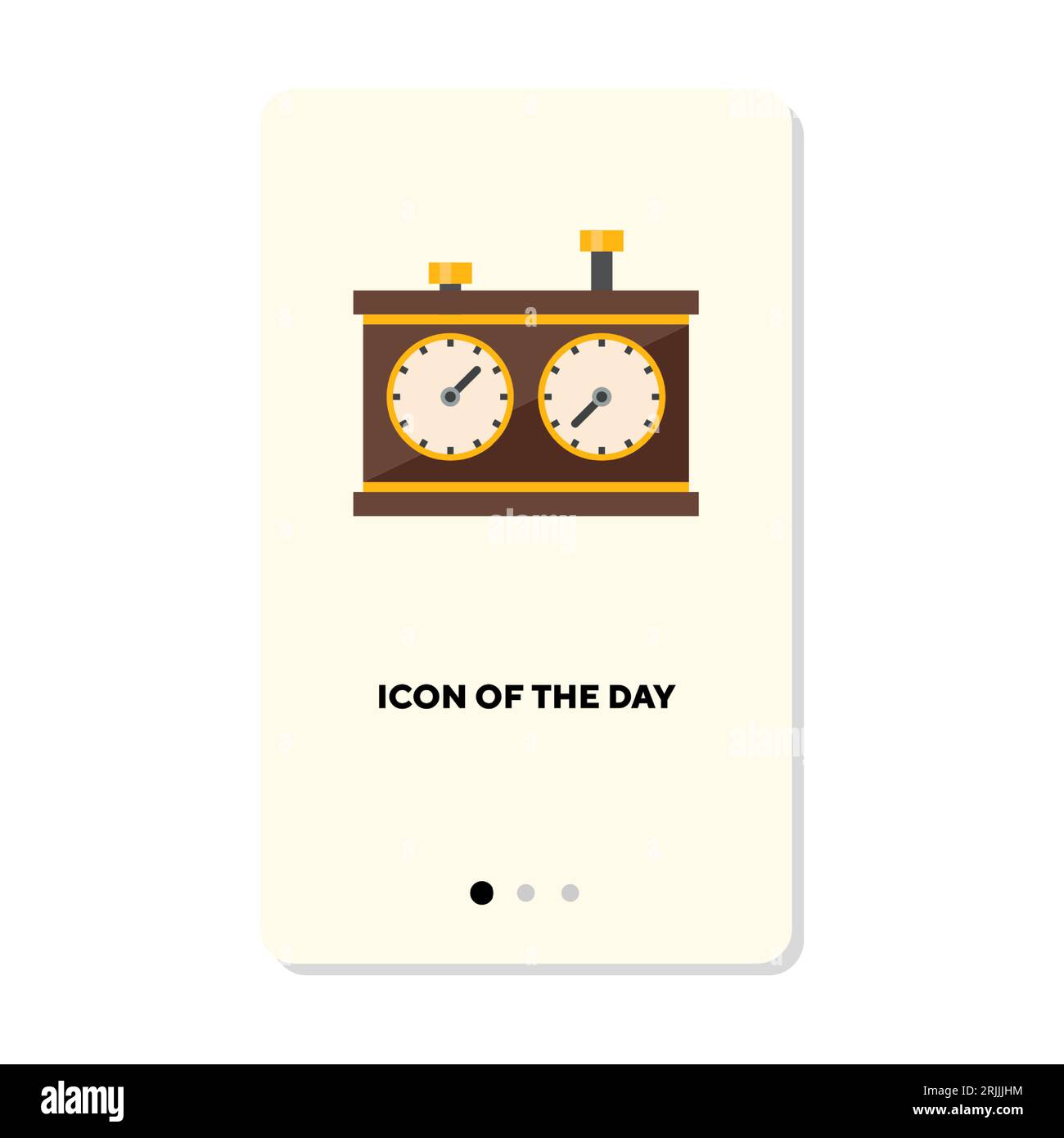 Timer for playing chess on white background Stock Vector Image & Art ...