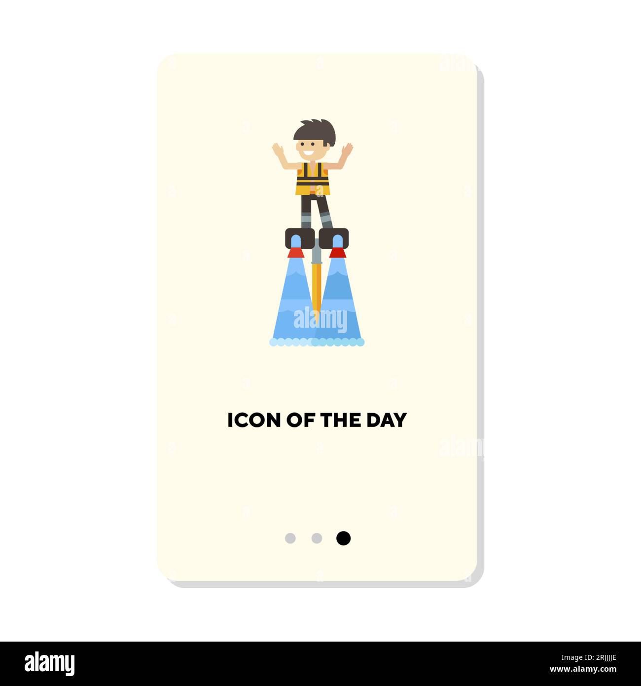 Flyboard man Stock Vector Images - Alamy