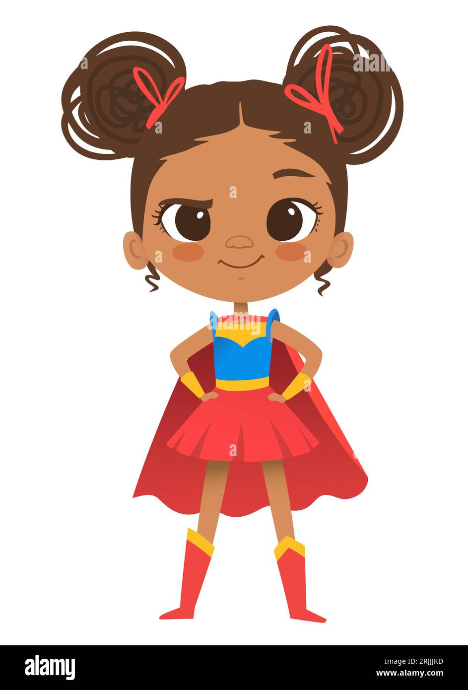 Black Girl Cartoon Character Clip Art