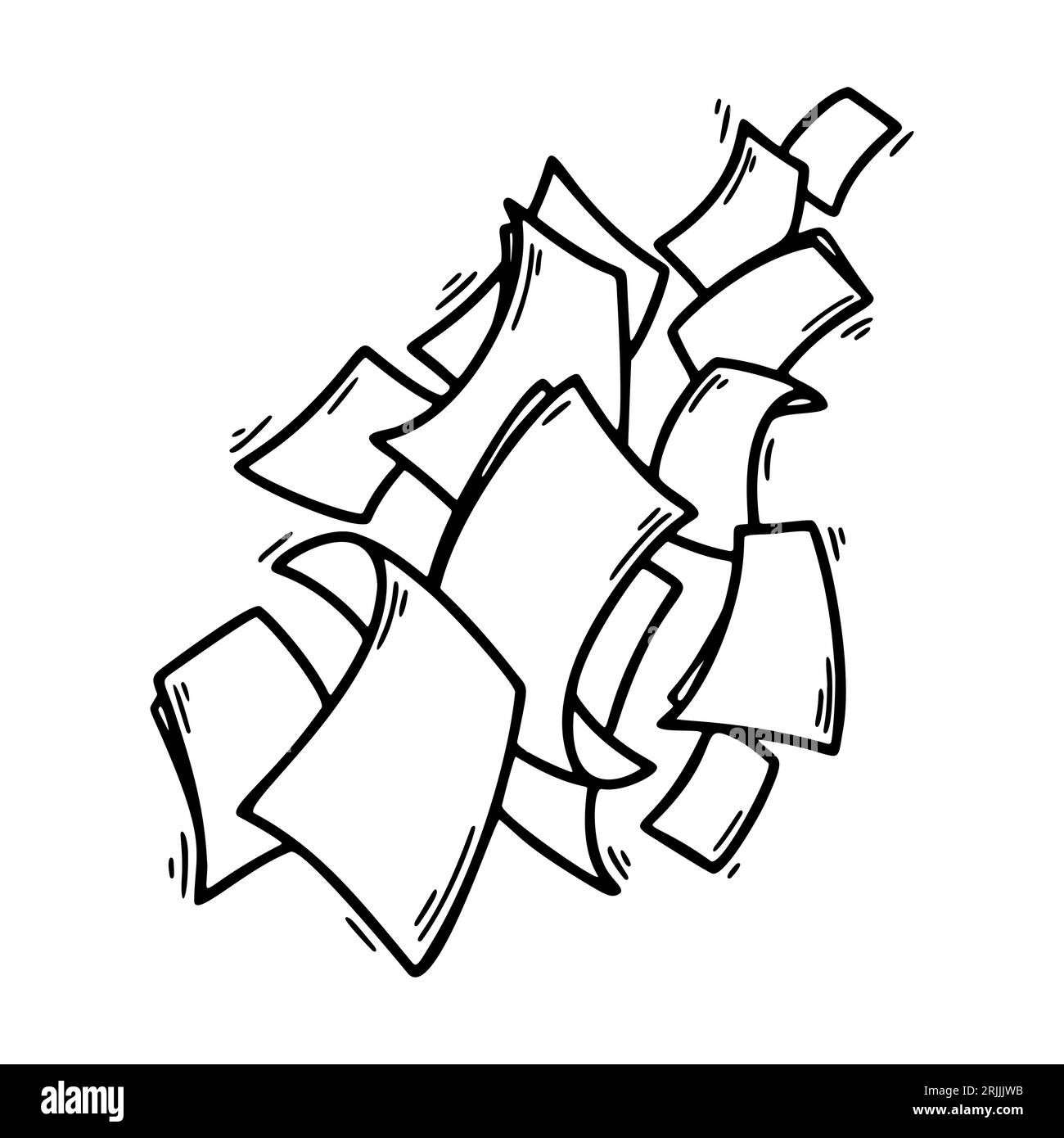 Falling files Stock Vector Images - Alamy