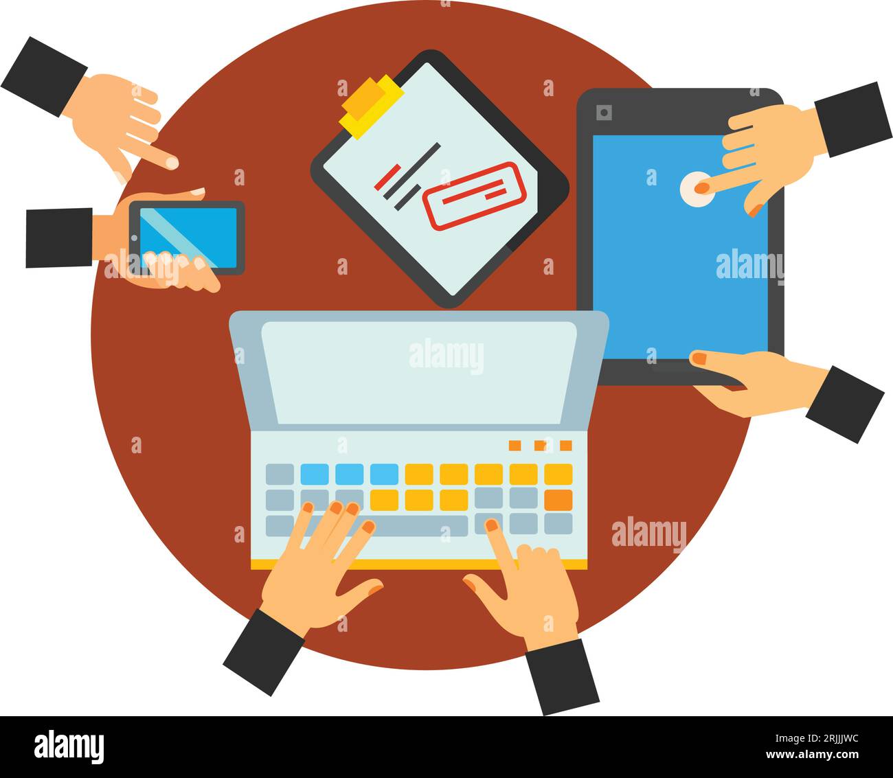 Workspace searching Stock Vector Images - Alamy