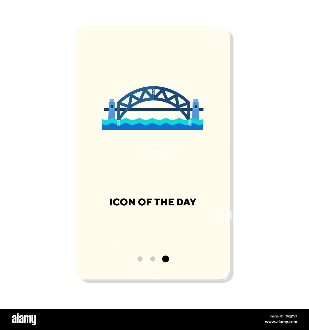 Bridge on white background Stock Vector Image & Art - Alamy