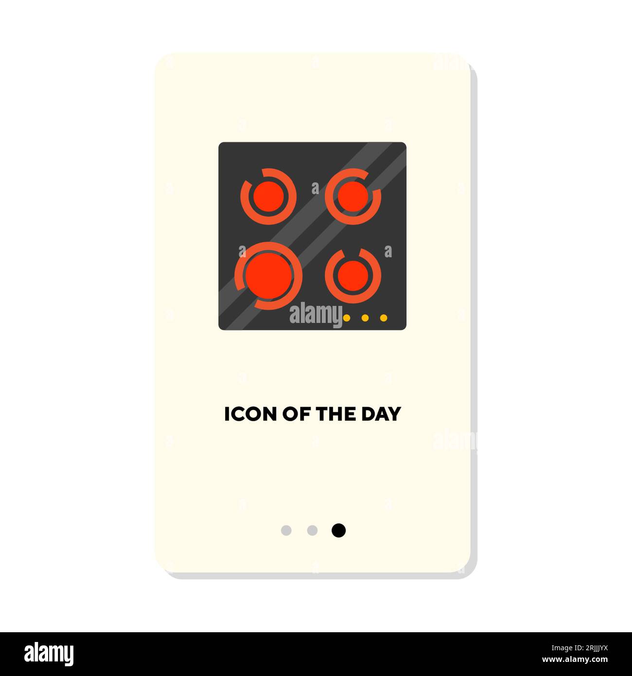 Stove top view Stock Vector Images - Alamy