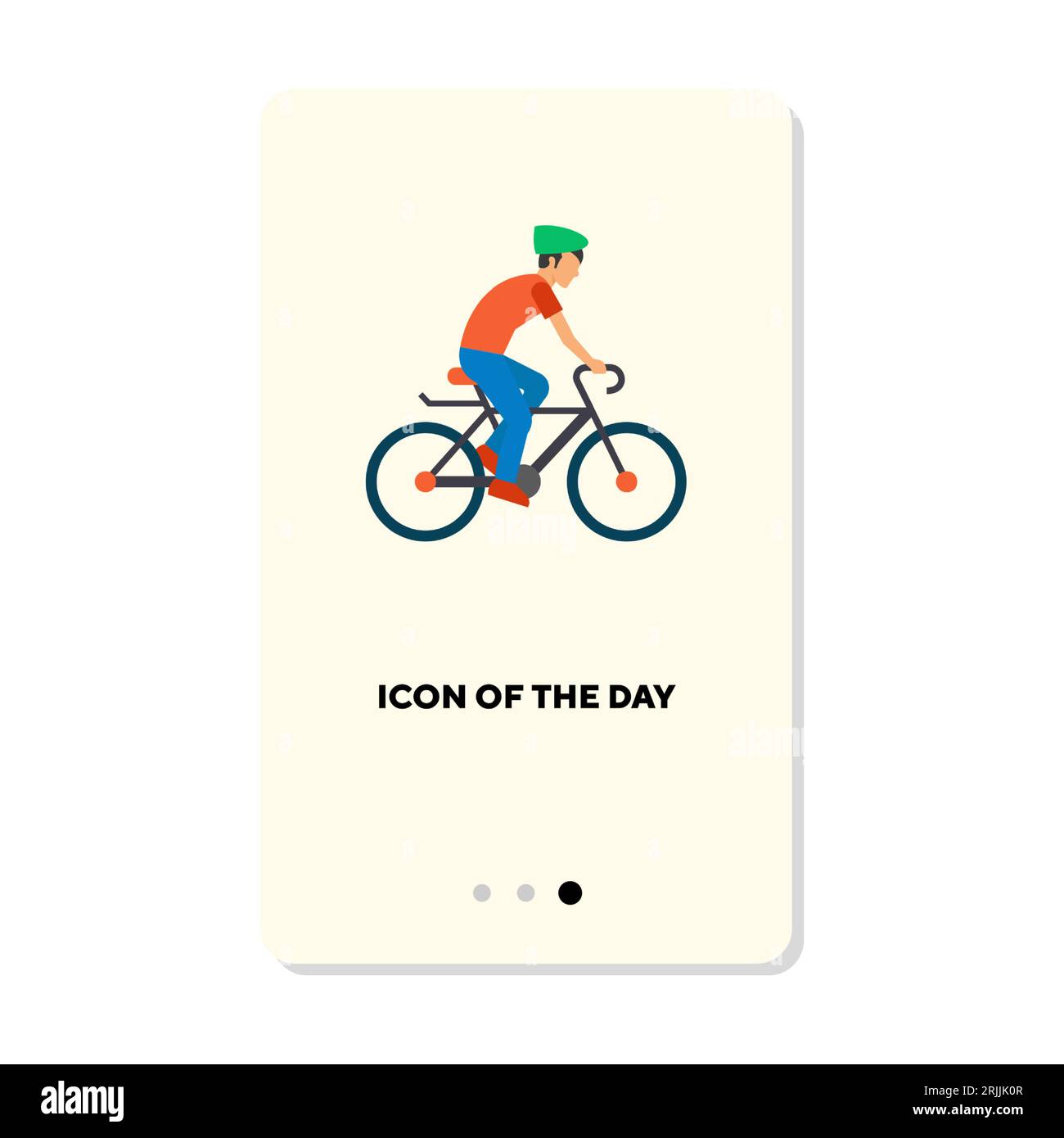 Racing cyclist speed concept Stock Vector Images - Alamy