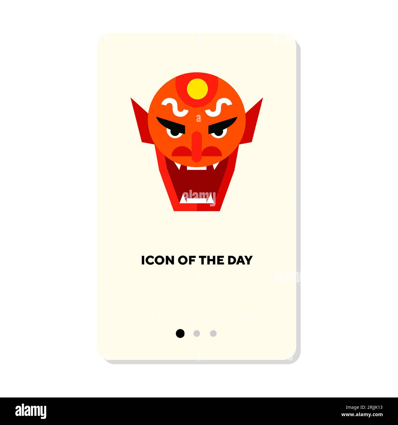 Demon face drawing hi-res stock photography and images - Alamy