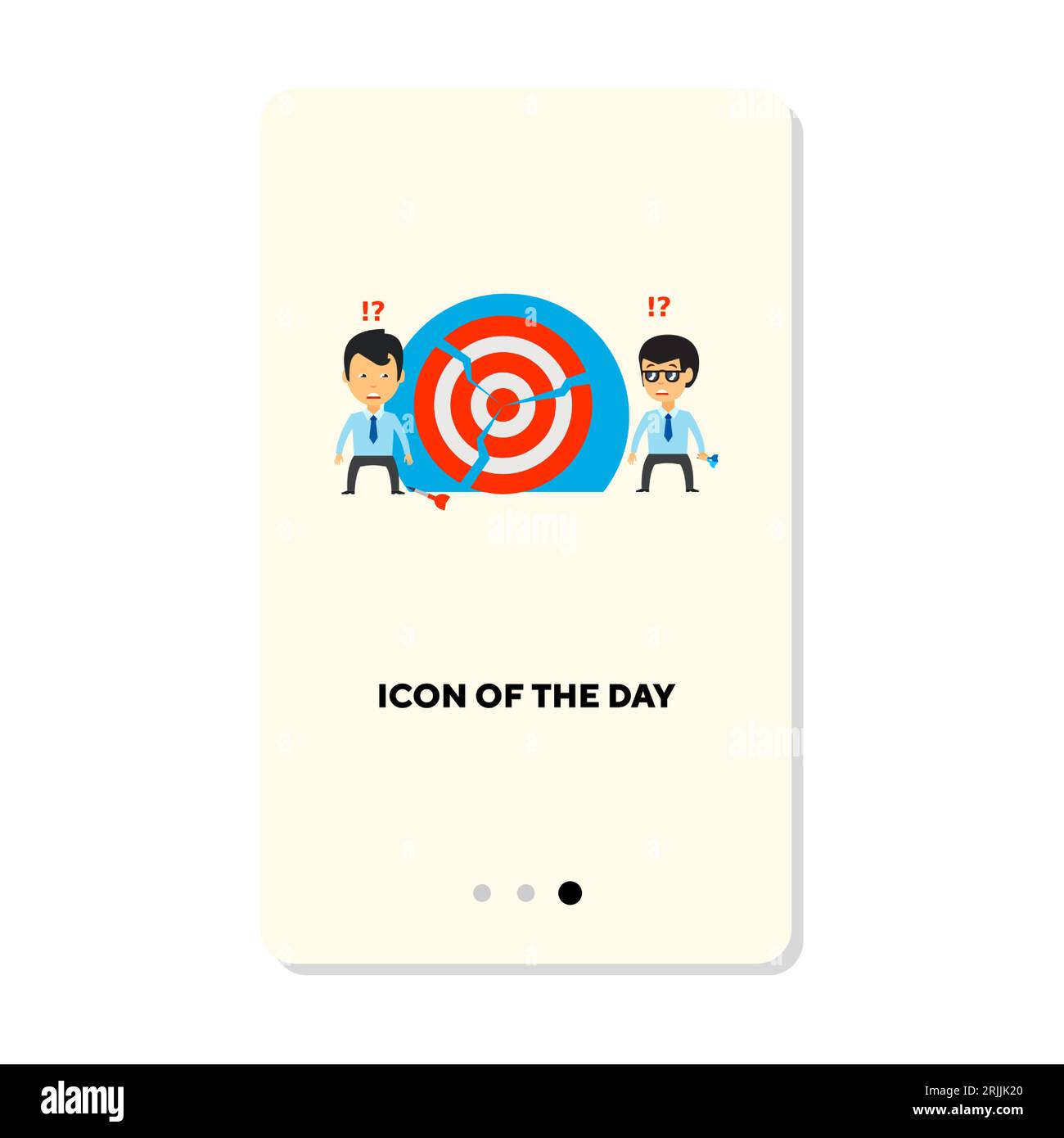 Illustration office team collaborating hi-res stock photography and ...