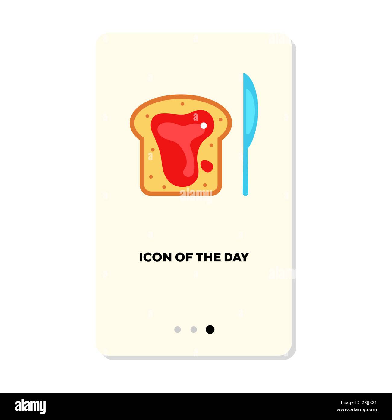 Bread toast flat icon Stock Vector Image & Art - Alamy
