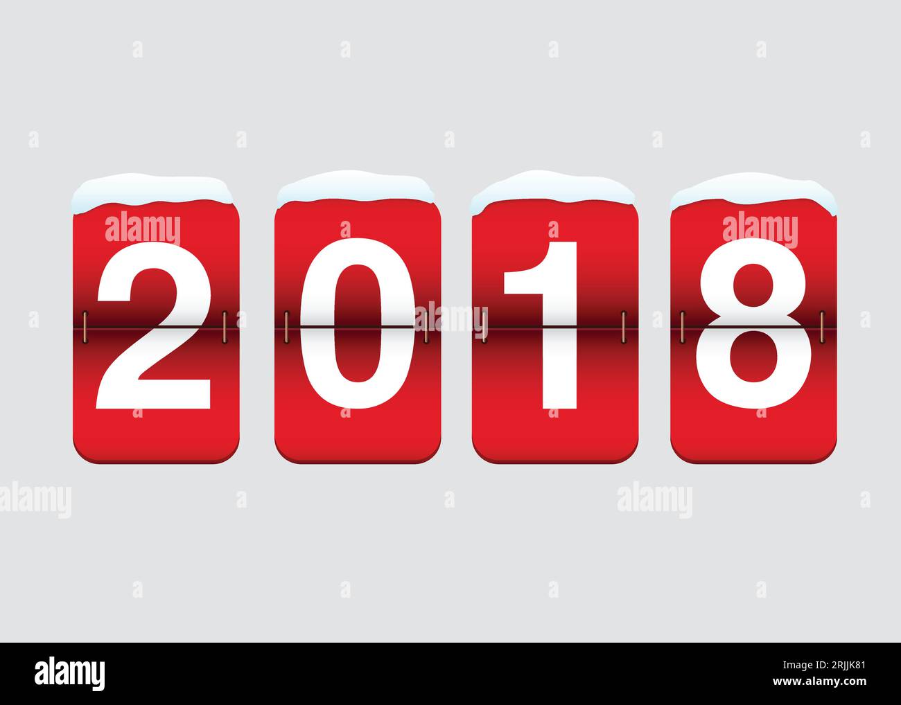 Flip calendar on white Stock Vector Images - Alamy