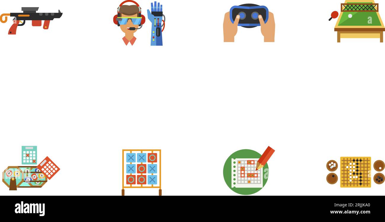 Activities Icon Set Stock Vector Image & Art - Alamy