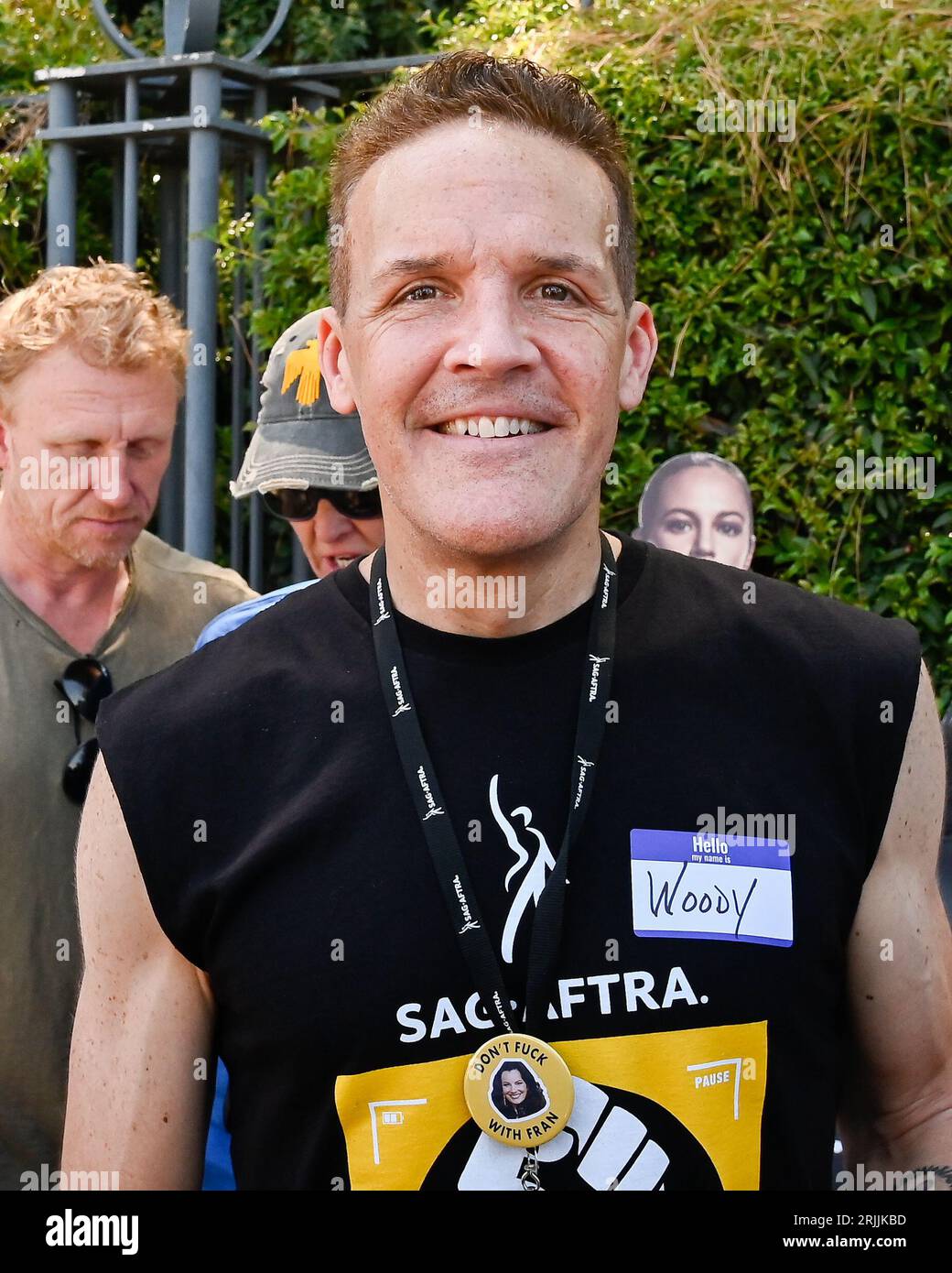 August 18, 2023, Burbank, California, USA: Woody Schultz walks at the ...