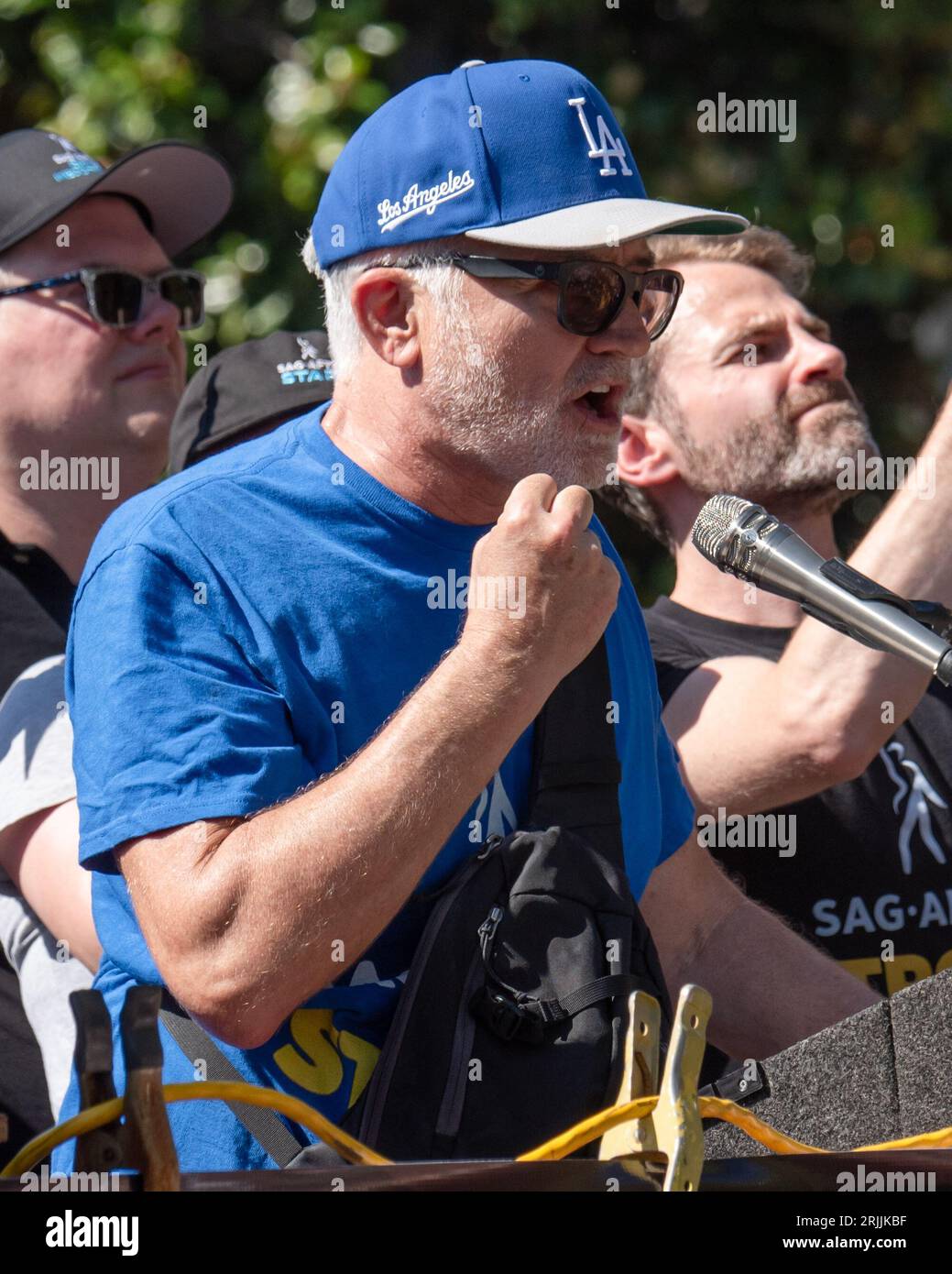 August 22, 2023, Burbank, California, USA: Bradley Whitford speaks at ...