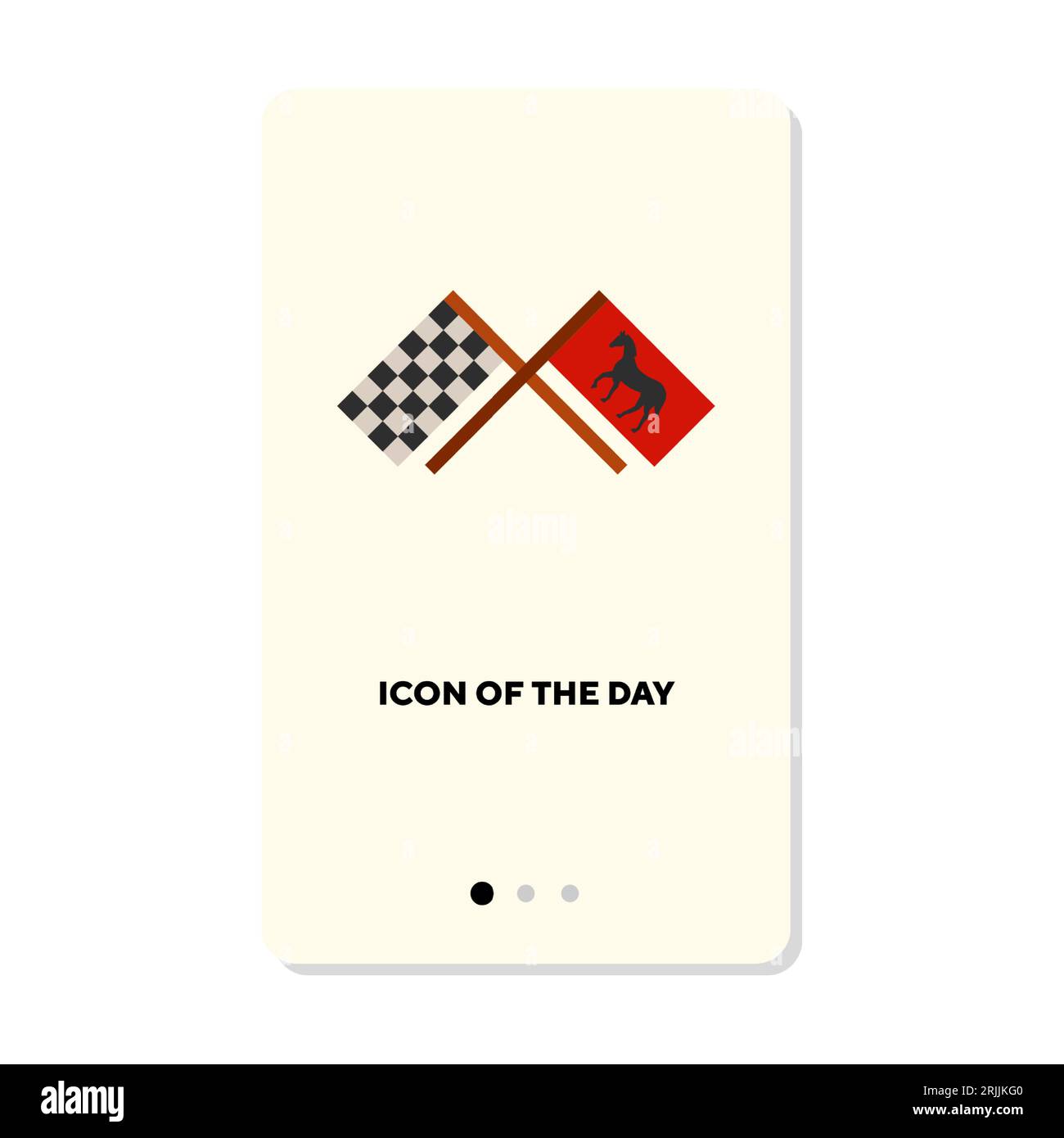 Horse racing at the start Stock Vector Images - Alamy