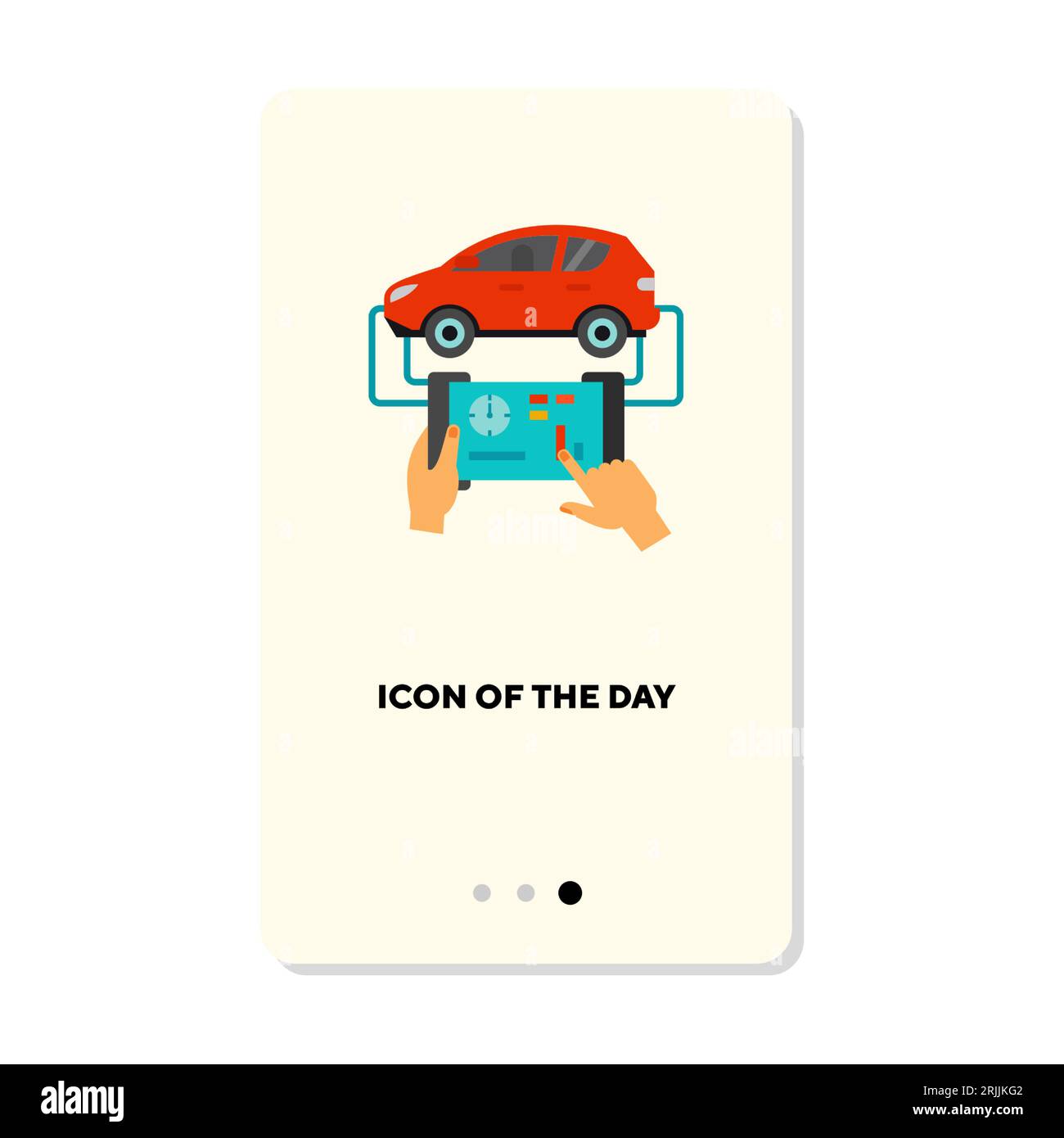 Car engine check flat vector icon Stock Vector Image & Art - Alamy