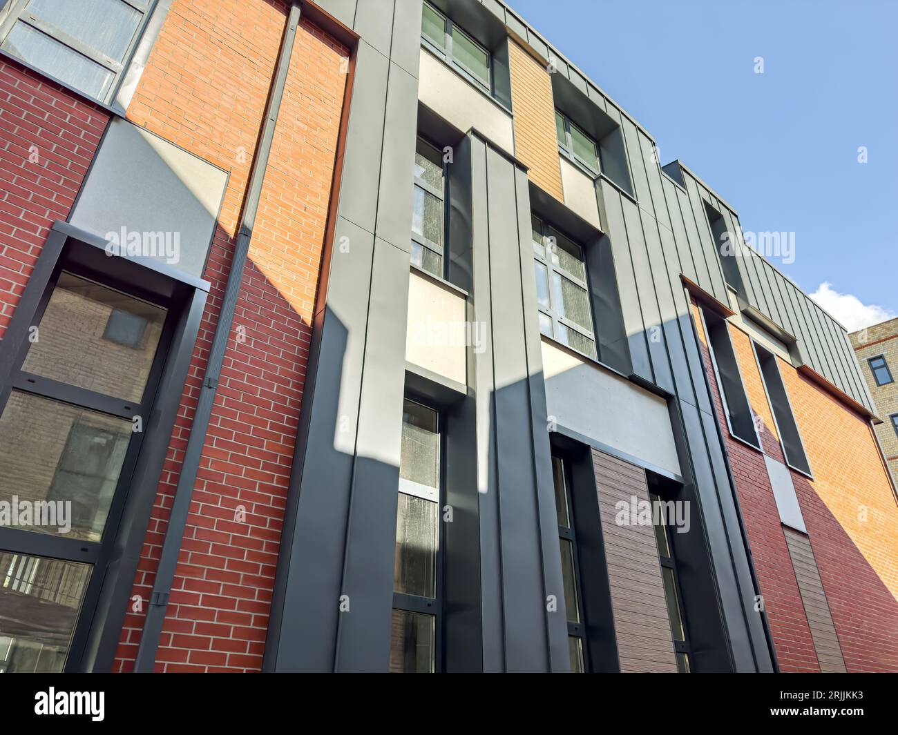 renovated old industrial district. manufacturing buildings now used as ...