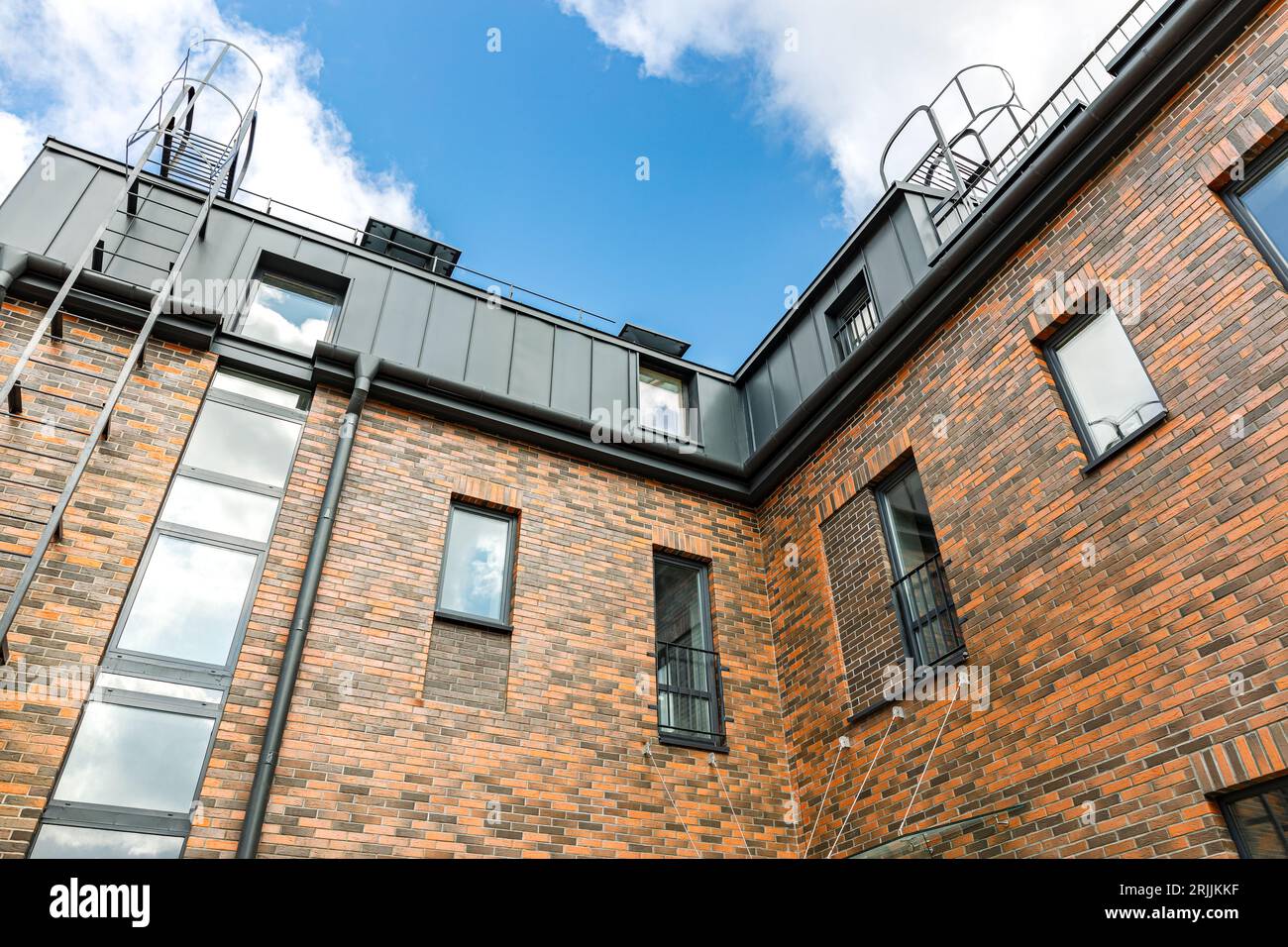 renovated industrial building now used as an office building Stock ...