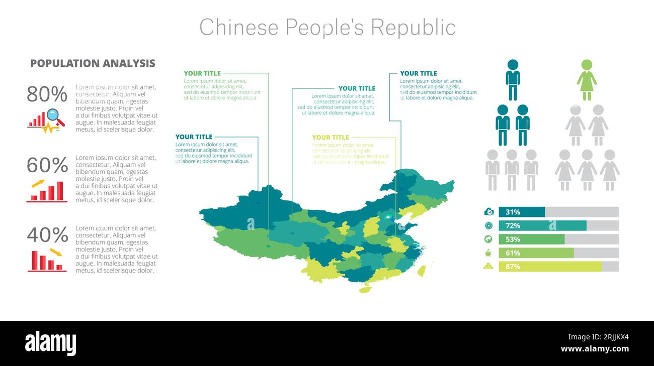 China Map with Population Diagram Stock Vector Image & Art - Alamy