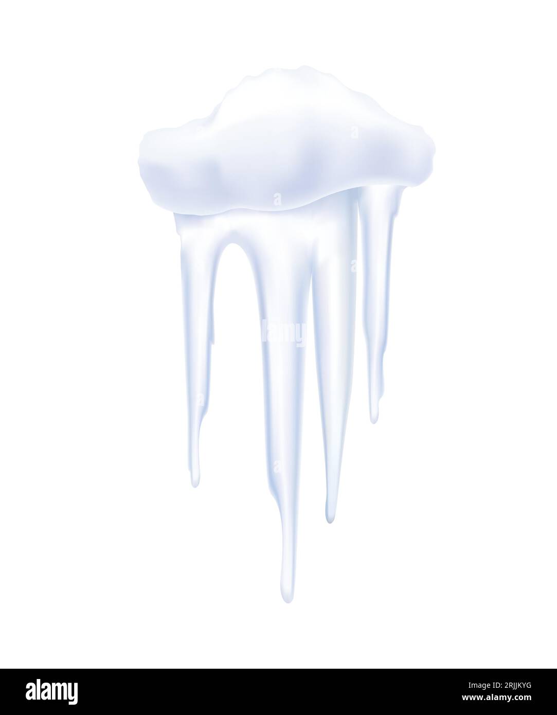 Clear icicle Stock Vector Images - Alamy