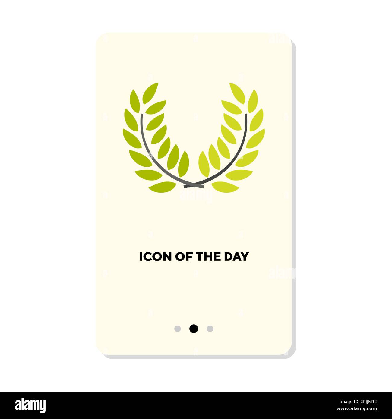 Laurel symbol pictogram Stock Vector Images - Alamy