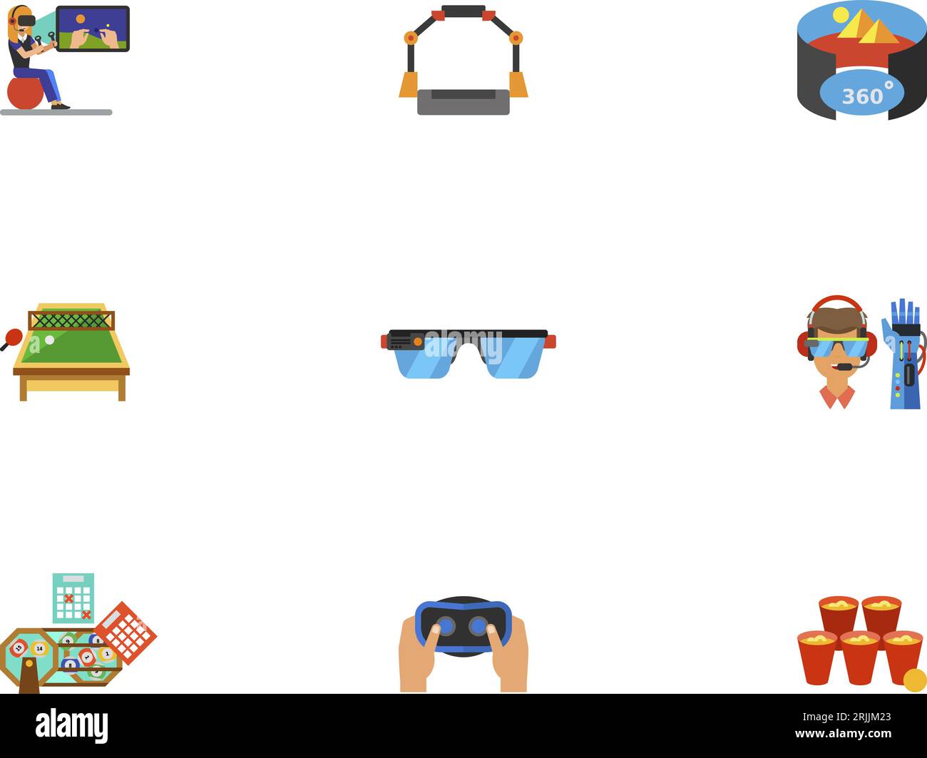 Virtual reality platform icon Stock Vector Images - Alamy
