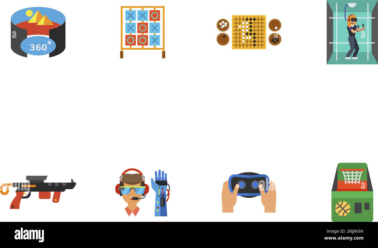 Games Icon Set Stock Vector Image & Art - Alamy
