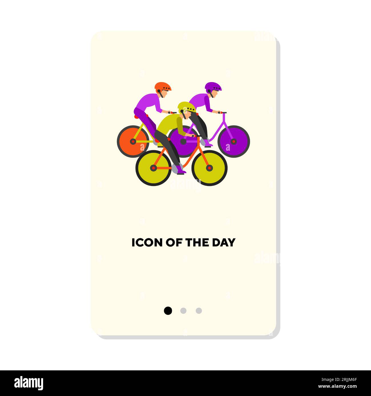 Racing cyclist speed concept Stock Vector Images - Alamy