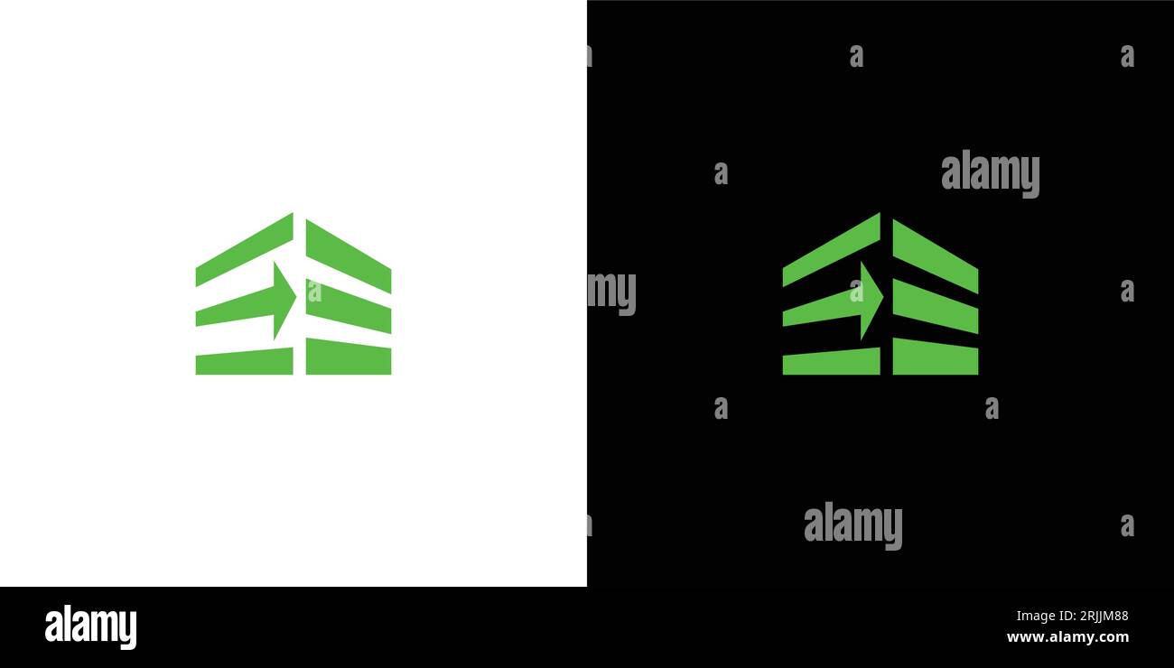 Unique and modern storage click logo design 2 Stock Vector Image & Art ...