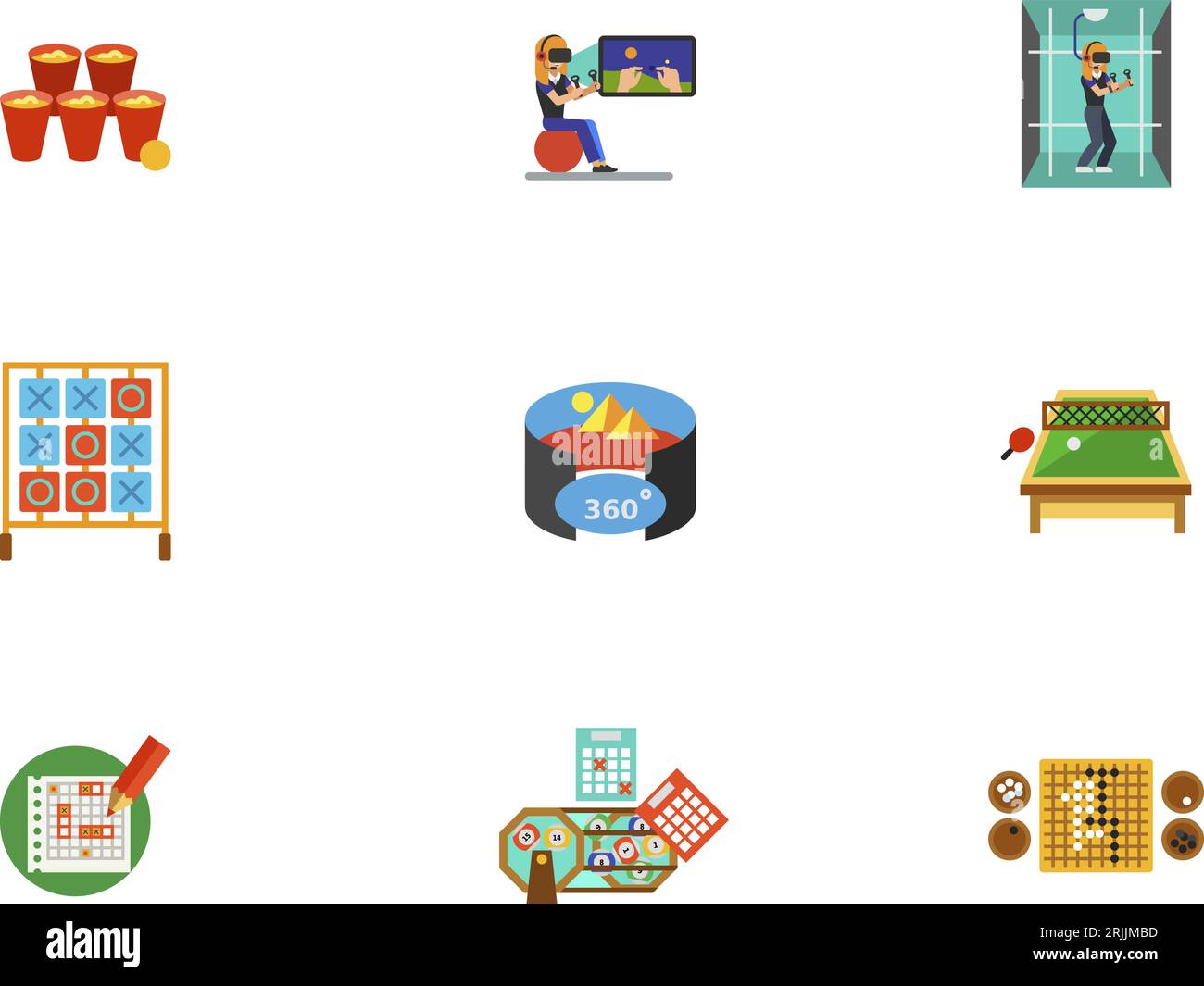 Playing Game Icon Set Stock Vector Image & Art - Alamy