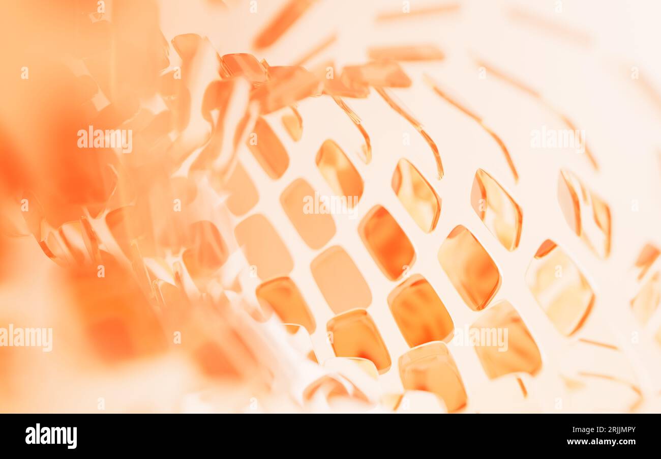 Abstract glass geometry background, 3d rendering. Digital drawing Stock ...