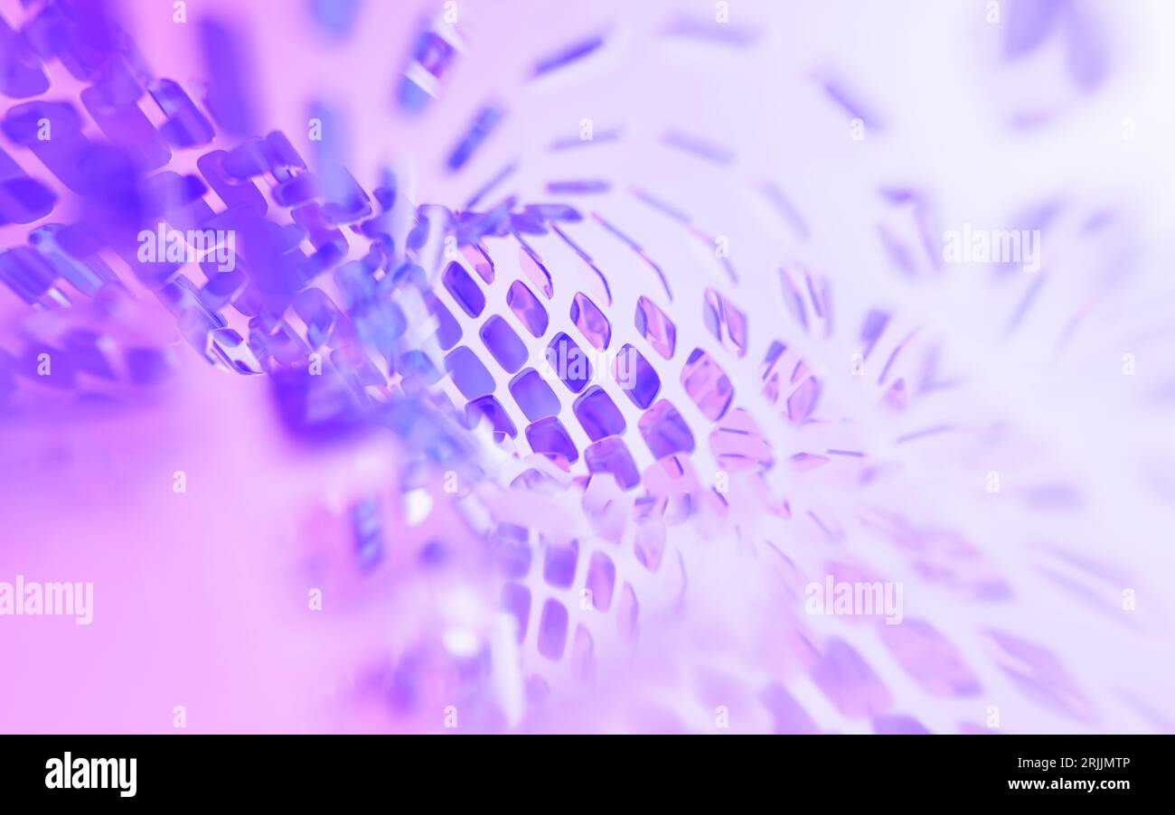 Abstract glass geometry background, 3d rendering. Digital drawing Stock ...