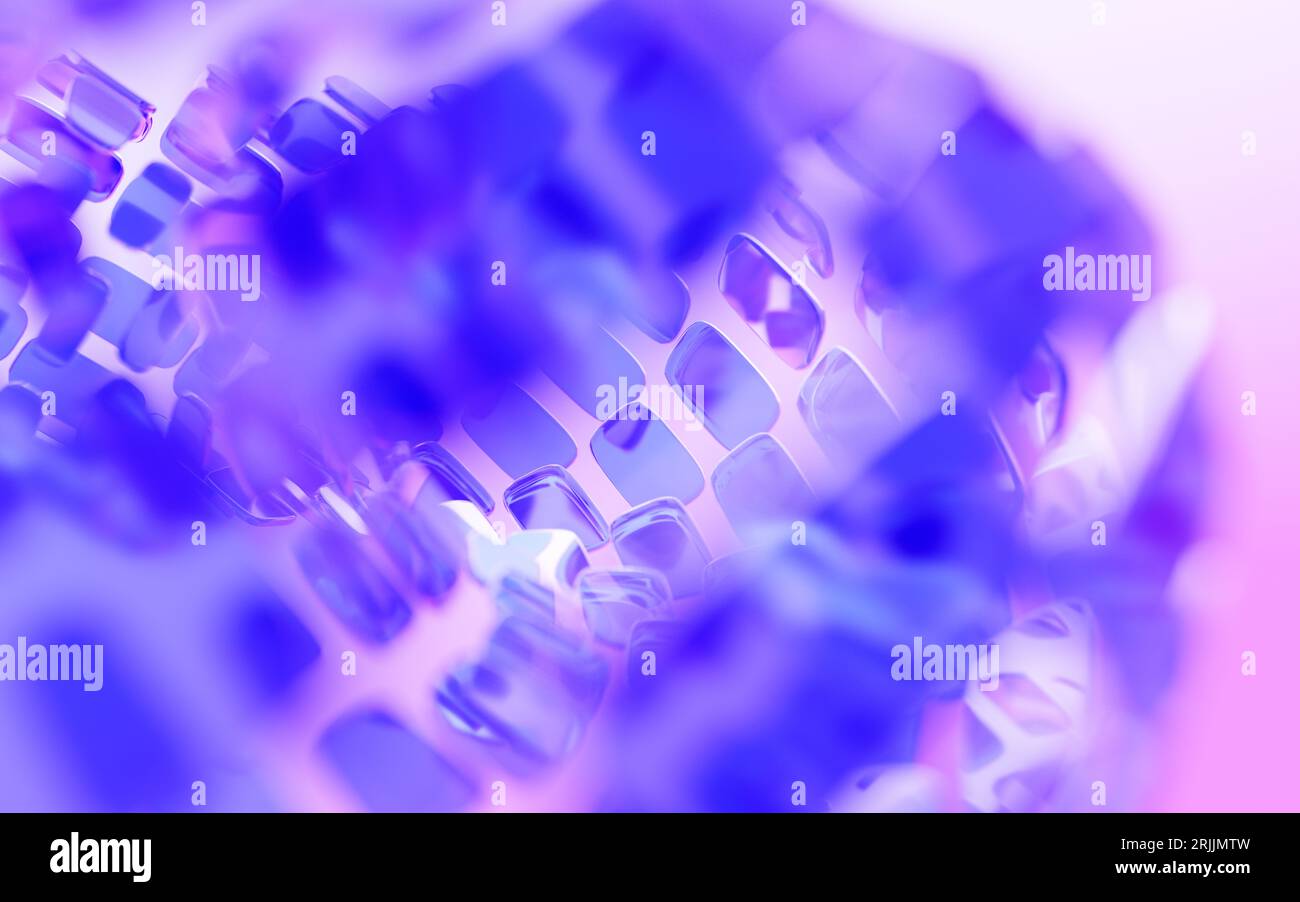 Abstract glass geometry background, 3d rendering. Digital drawing Stock ...