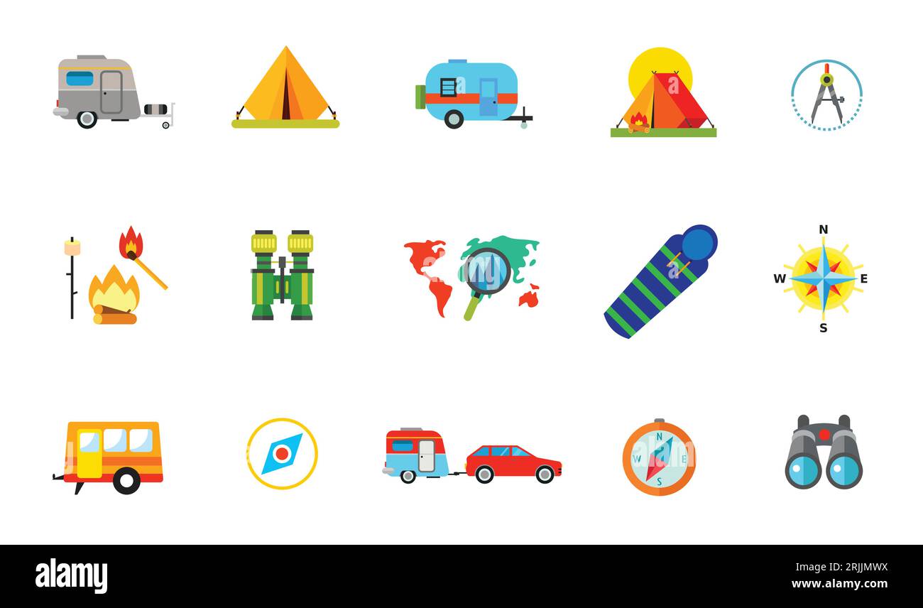 Campfire rose Stock Vector Images - Alamy